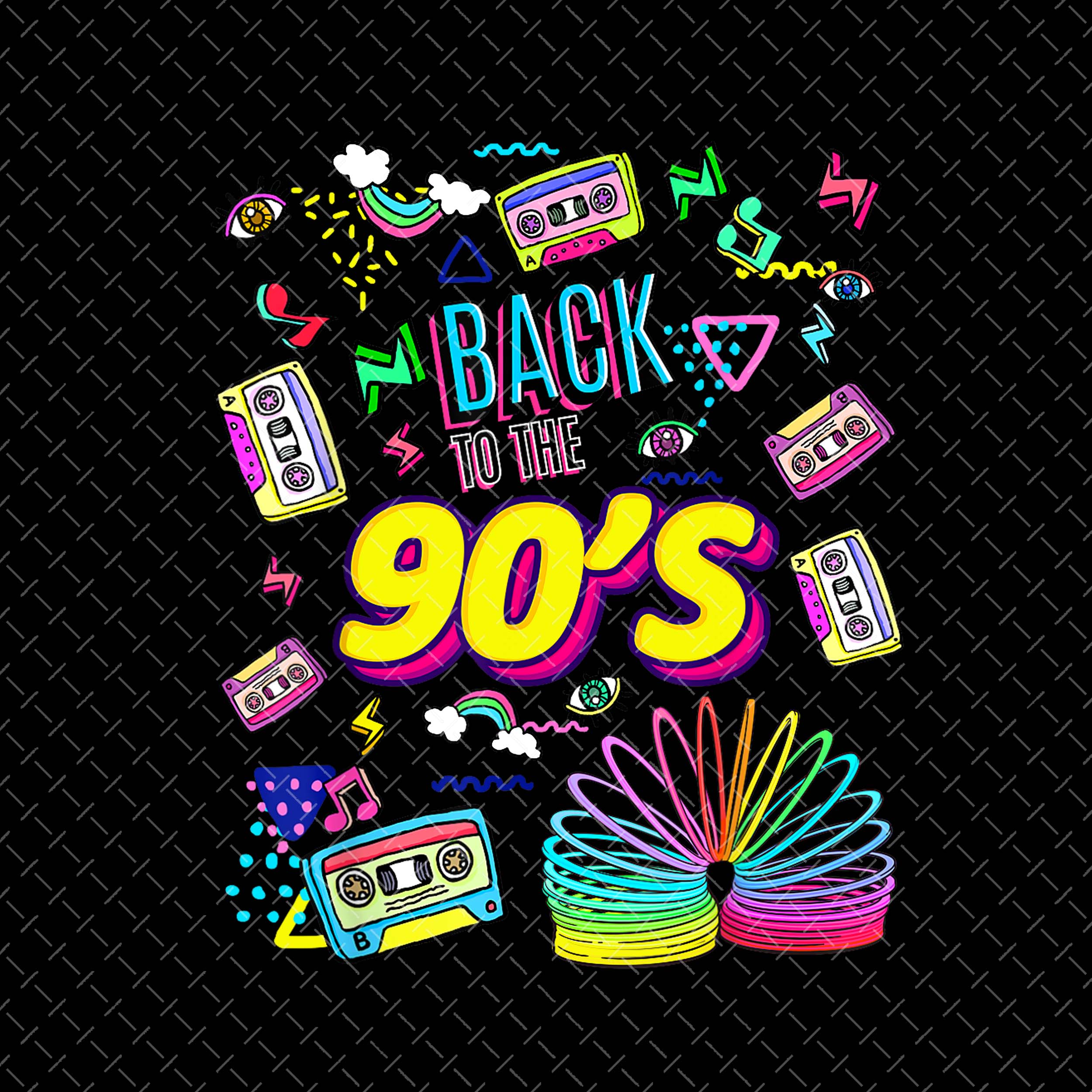 Retro Back To 90's Graphic Design, Country Music Png, 90s Re | Inspire ...