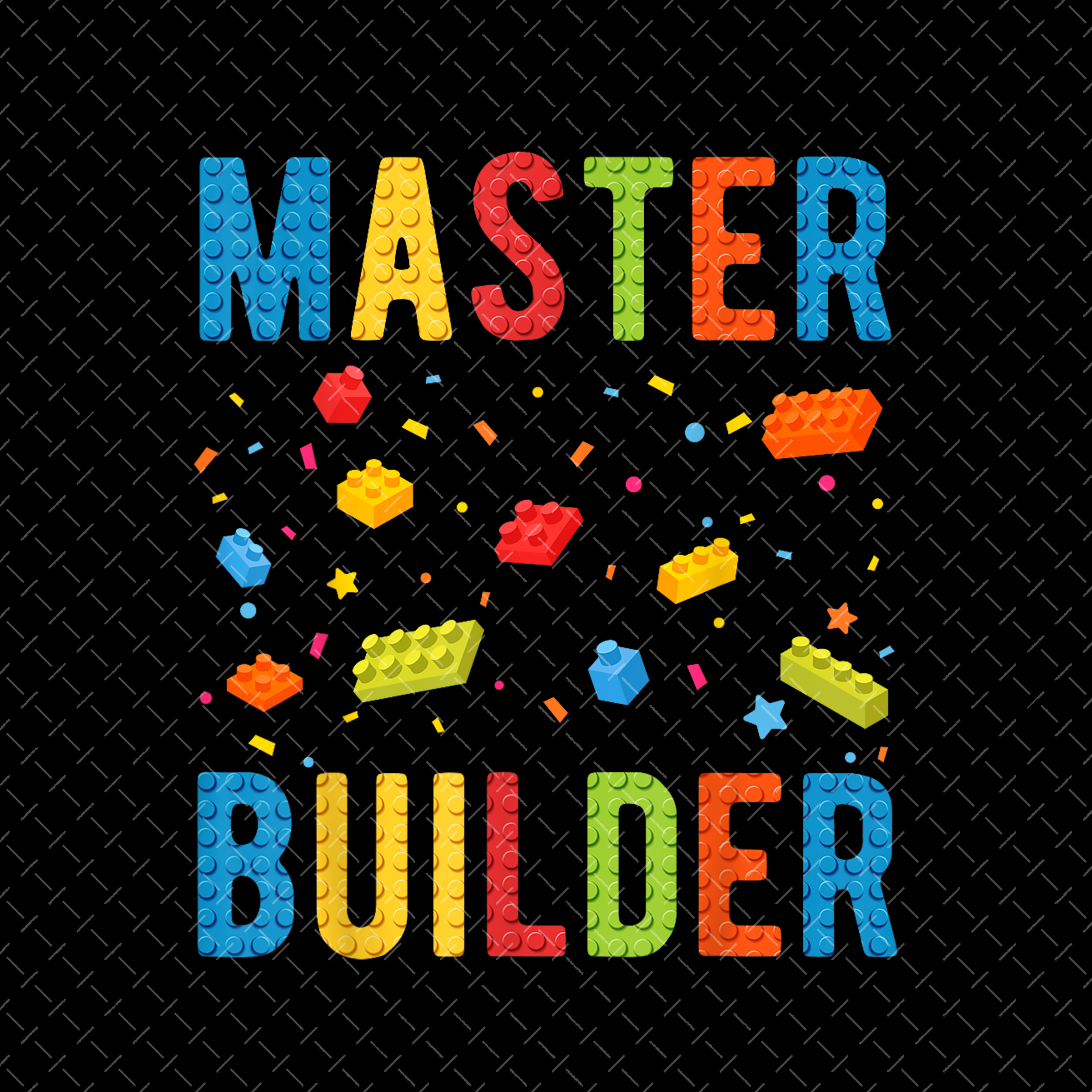 Birthday Block Building PNG, Master Builder png, Block Build - Inspire ...