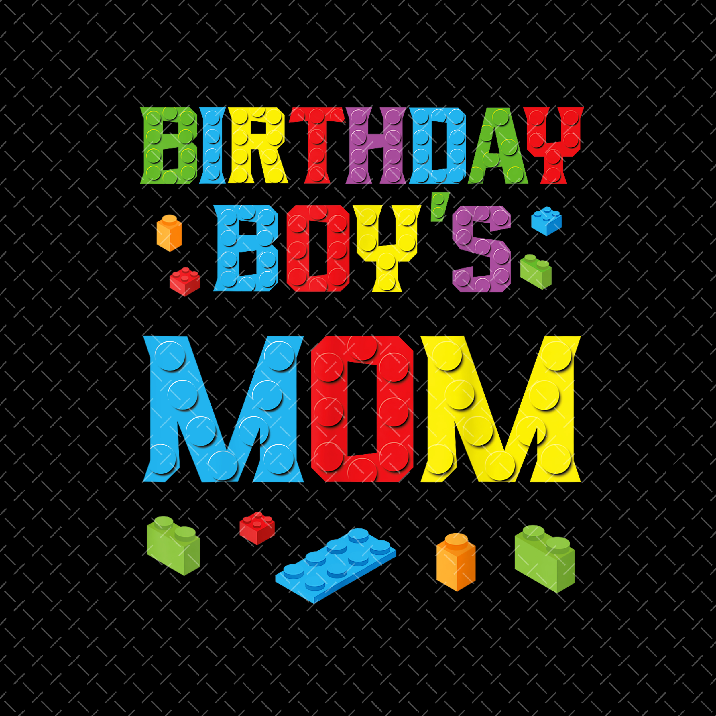 Birthday Block Building PNG, Block Building Family Matching, | Inspire ...