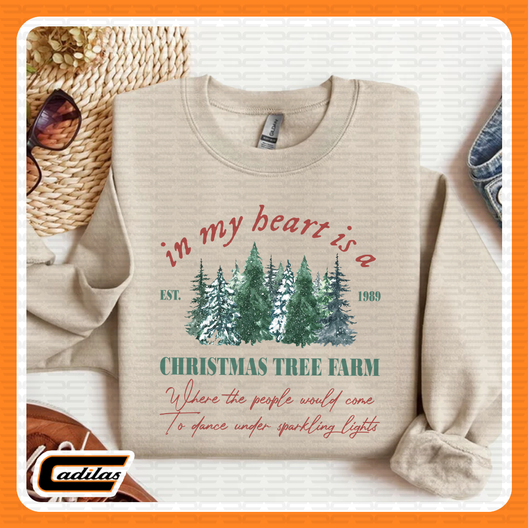 Christmas Tree Farm PNG, Digital Prints | Inspire Uplift