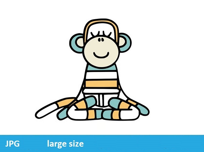 Mr.Monkeyjocks Bluey jpeg image Cartoon Digital File | Inspire Uplift
