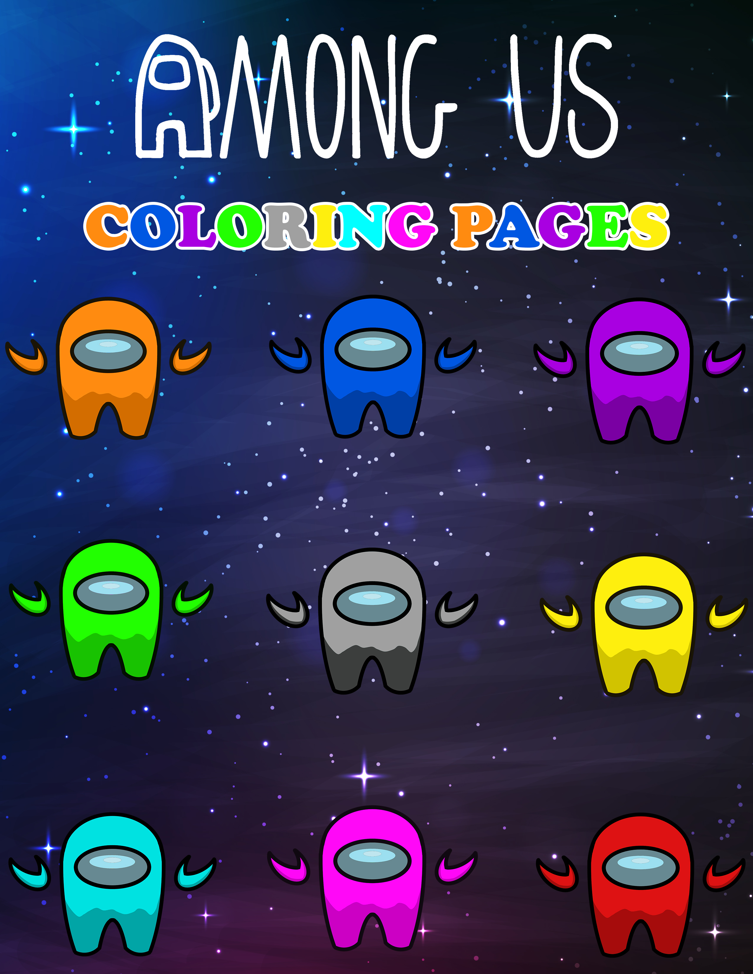 85 Pages Among us coloring - games coloring for kids - color | Inspire ...