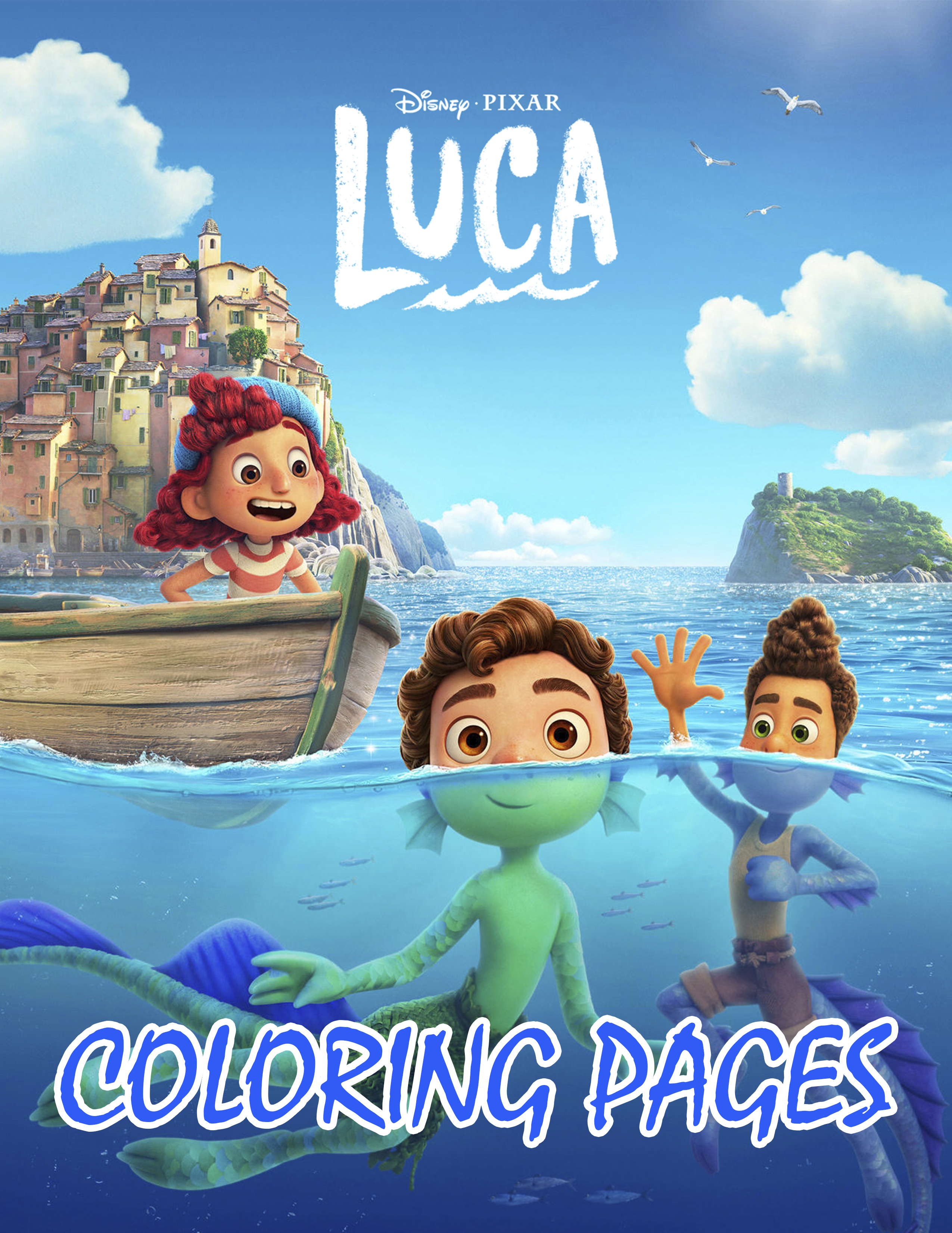 25 pages LUCA coloring-cartoon coloring for kids - coloring | Inspire ...