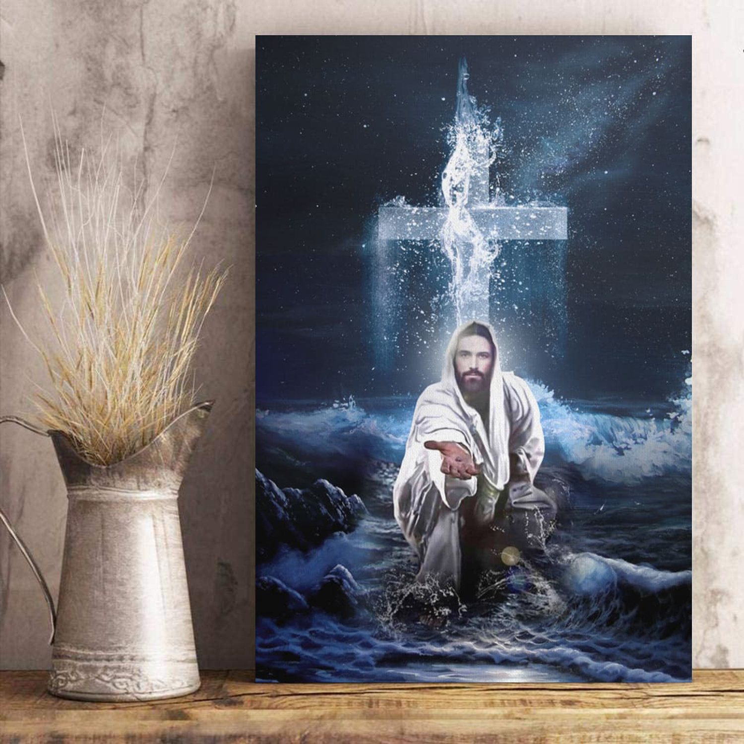 Jesus Outstretched Hands Jesus God Landscape Canvas Prints - | Inspire ...