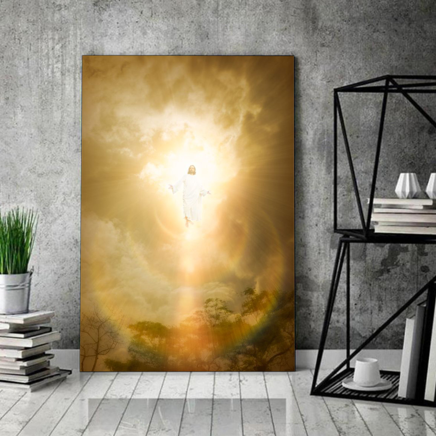 Light and Life Canvas - Jesus Pictures - Jesus Canvas Poster | Inspire ...