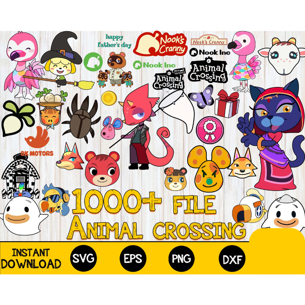 1000 Animal Crossing Svg Bundle, Animal Crossing Svg, Gamer - Inspire ...