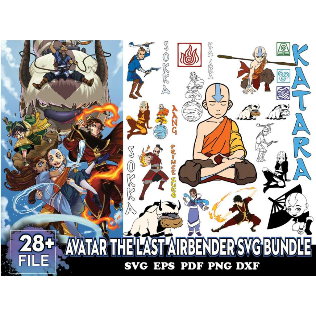 28 Avatar the Last Airbender SVG, Avatar the Last Airbender | Inspire ...