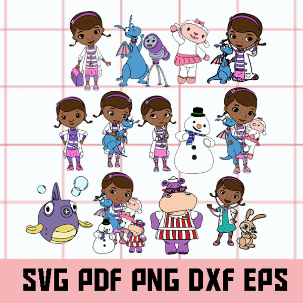 Doc Mcstuffins Bundle Svg, Doc Mcstuffins Svg, Doc Mcstuffin | Inspire ...
