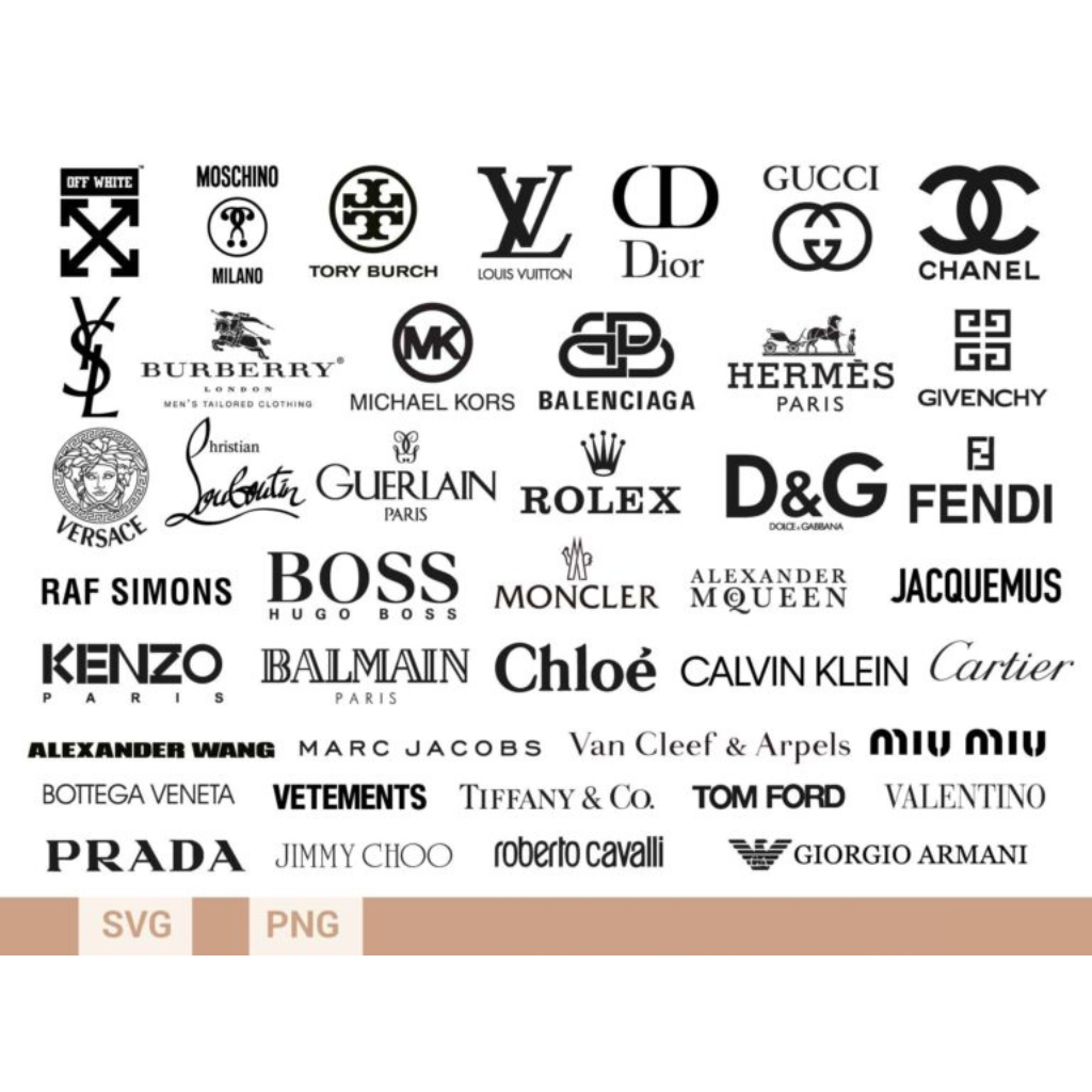 Fashion brand logo svg, Bundle Logo Svg, Brand Logo Svg,Big - Inspire ...