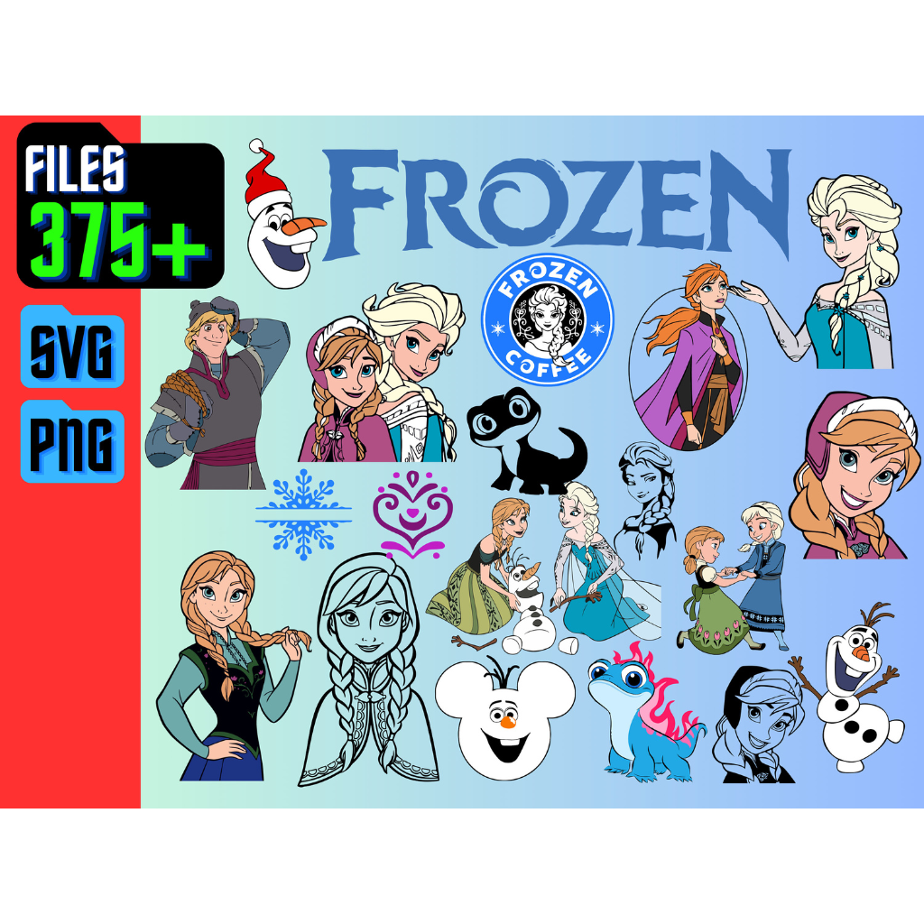 375 Frozen SVG, Frozen Svg Bundle, Anna Svg, Olaf Svg, Froze | Inspire ...