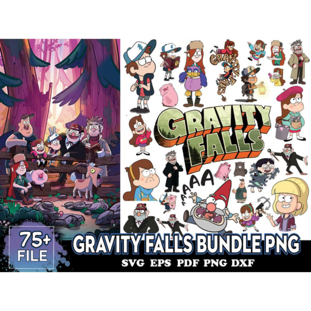 75 Files Gravity Falls Bundle Png, Cartoon Png, Gravity Fall | Inspire ...
