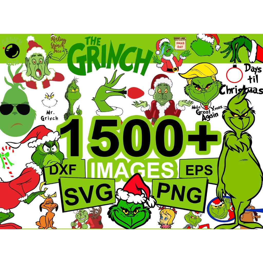 Bundle Grinch SVG - Bundle Grinch Design, Grinch Svg bundle, | Inspire ...