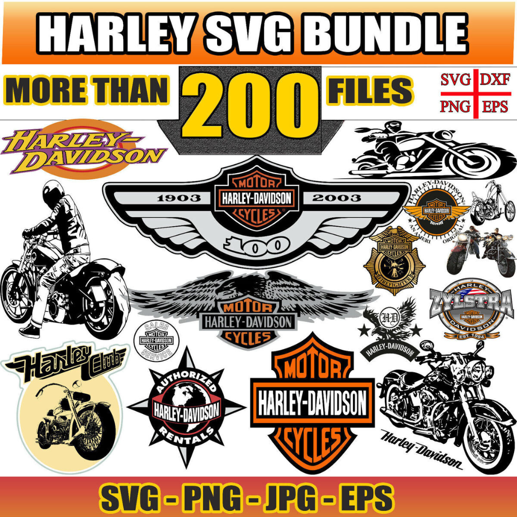 Harley Davidson svg, Harley Davidson SVG bundle of cricut, H | Inspire ...