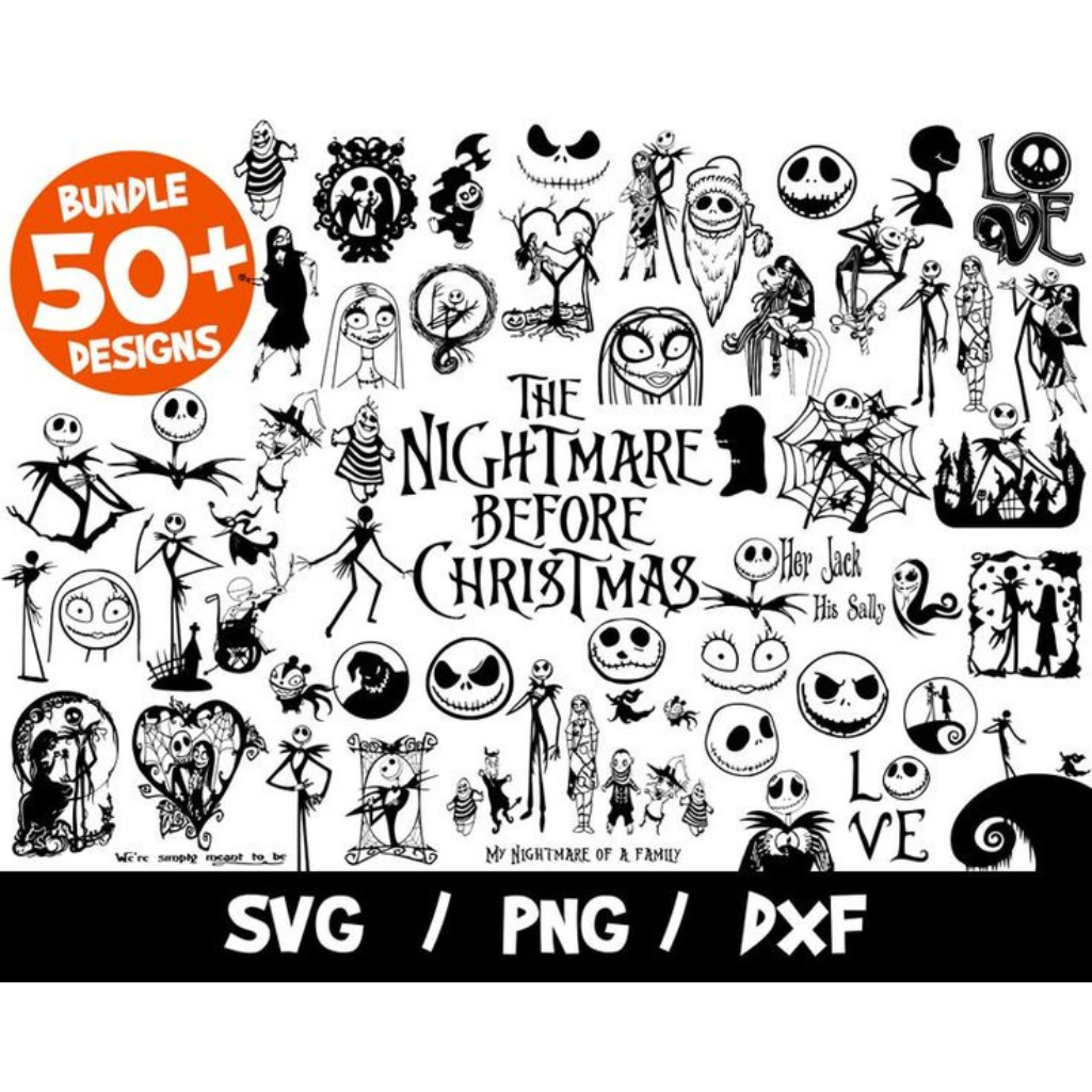Jack Skelington SVG, Jack Skellington Clipart, Nightmare Bef | Inspire ...