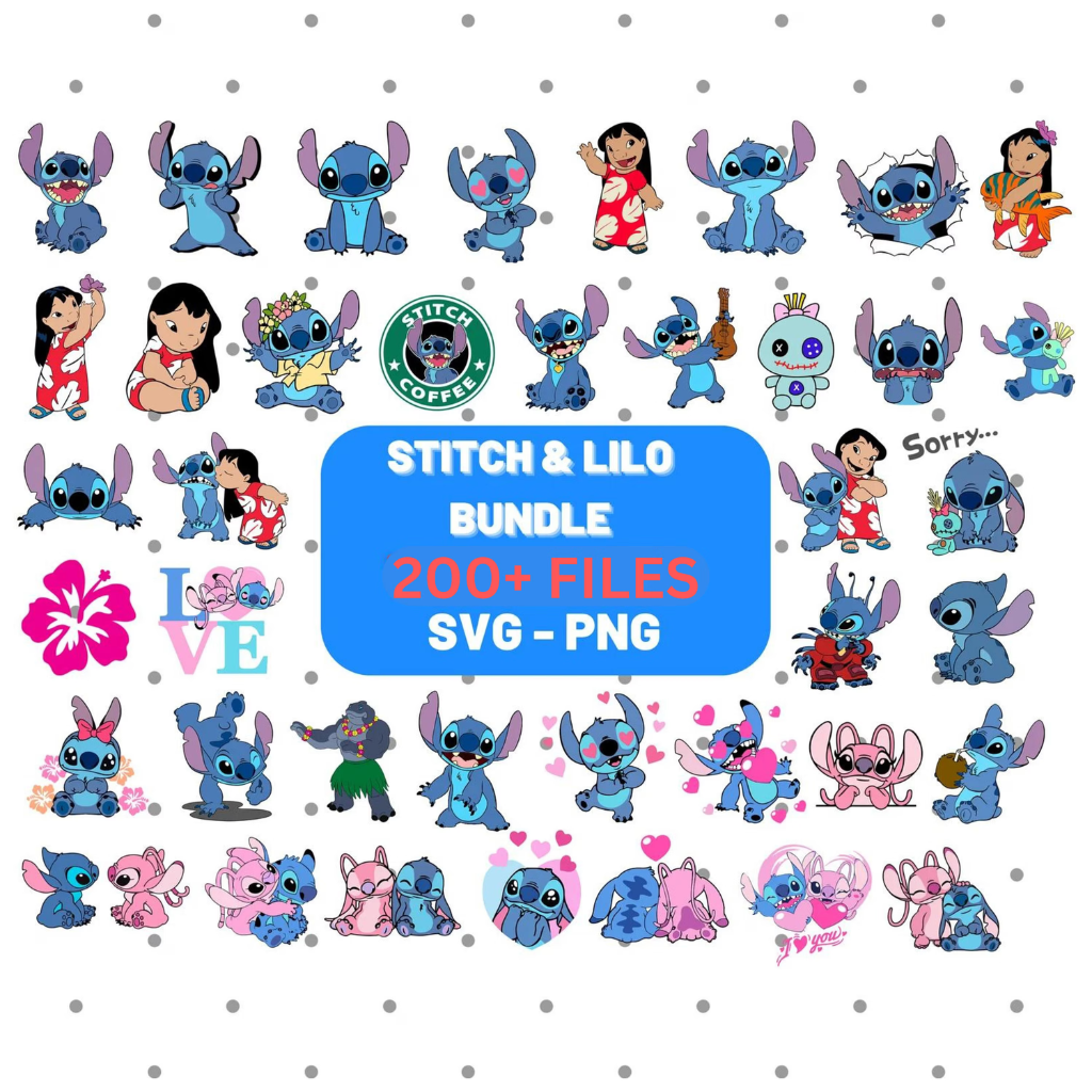 200 Lilo And Stitch Svg Bundle Files, Lilo And Stitch Svg Bu | Inspire ...