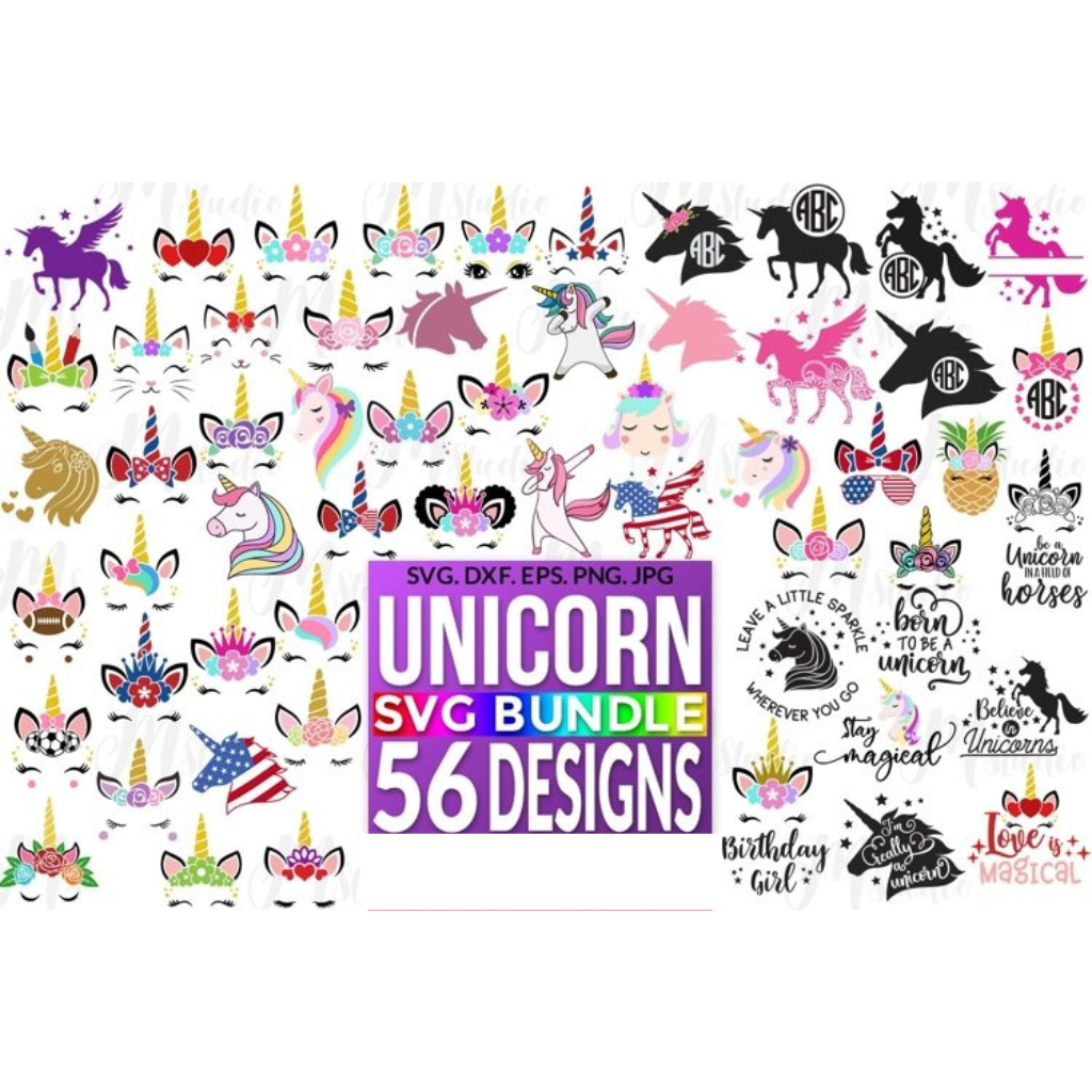 Pretty unicorn svg, trending svg, unicorn svg, unicorn dabbi | Inspire ...