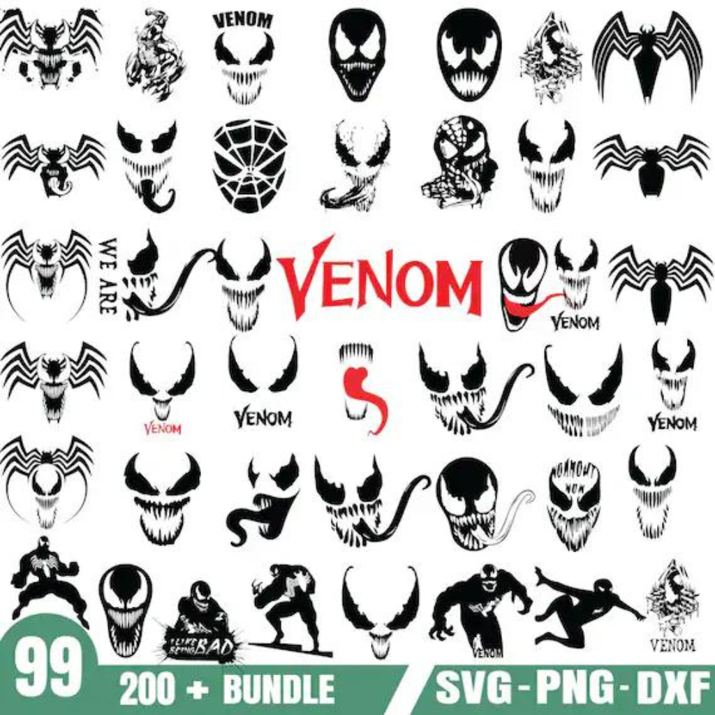 Venom Svg Bundle, Venom Svg, Venom , Digital Download, Super | Inspire ...