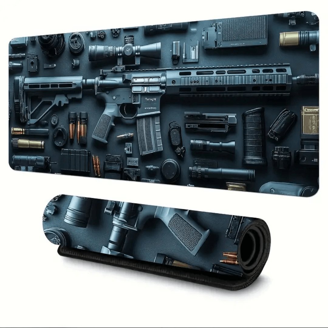 Tactical Firearm Gaming Mouse Pad – Large Extended Desk Mat | Inspire ...