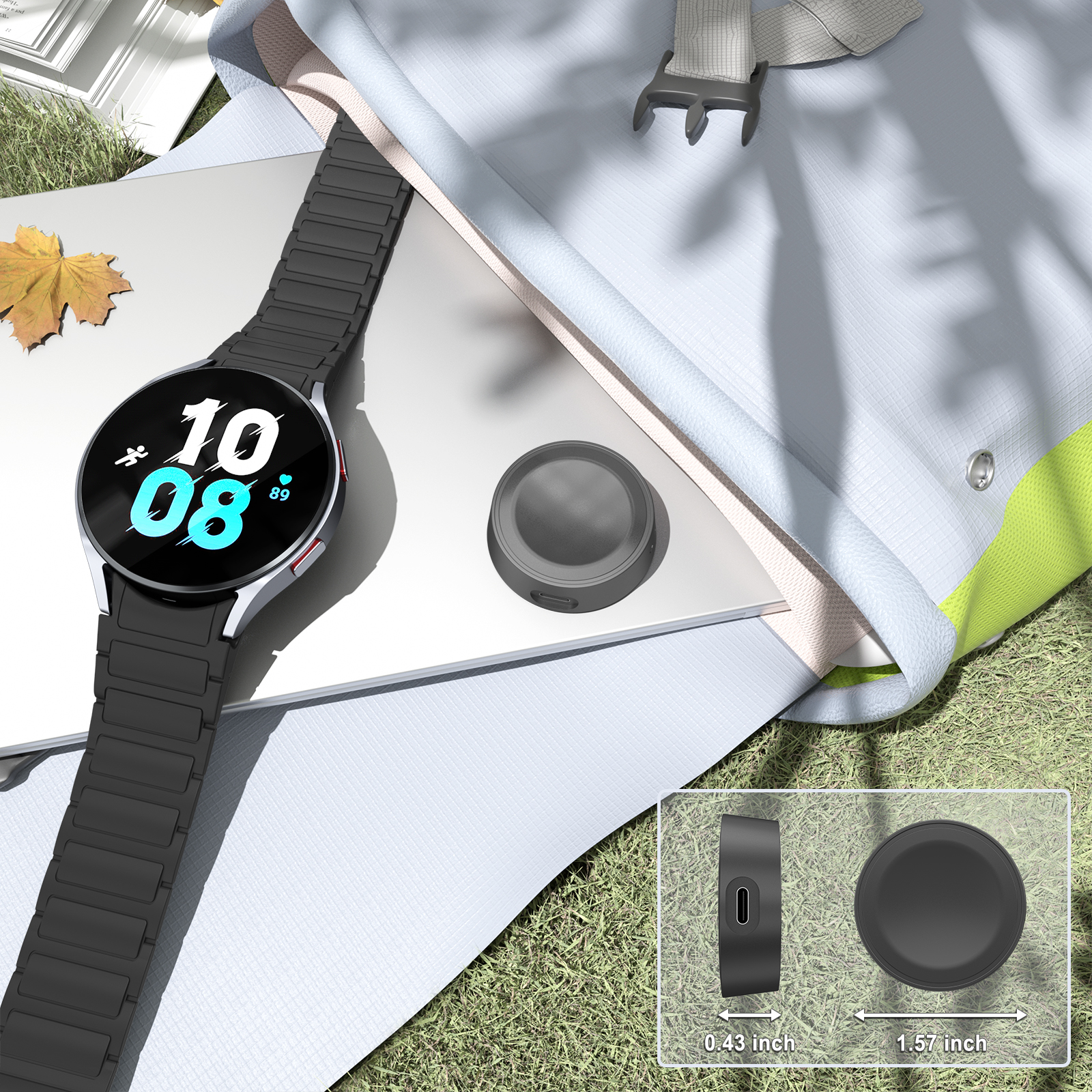 Fast Magnetic Charger for Samsung Galaxy Watch 7/6/5/4 | Inspire Uplift