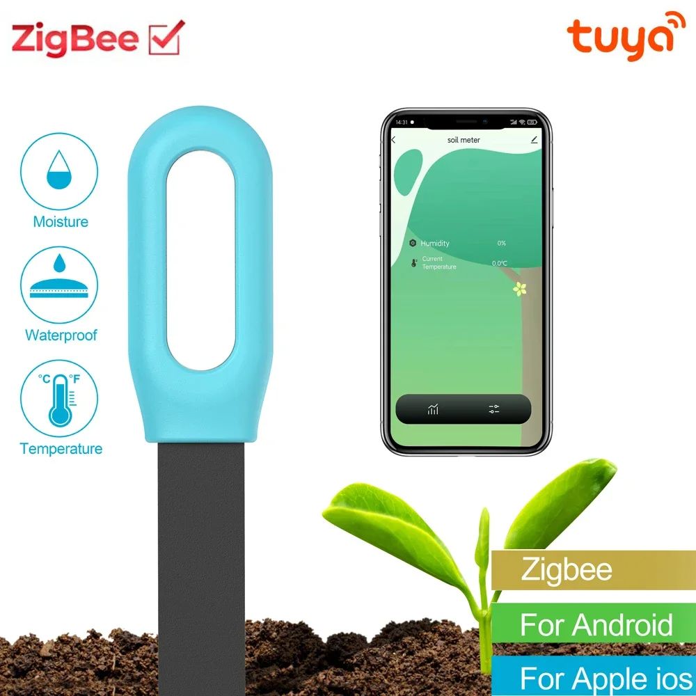 Tuya Zigbee Soil Tester – Smart Plant Monitor | Inspire Uplift