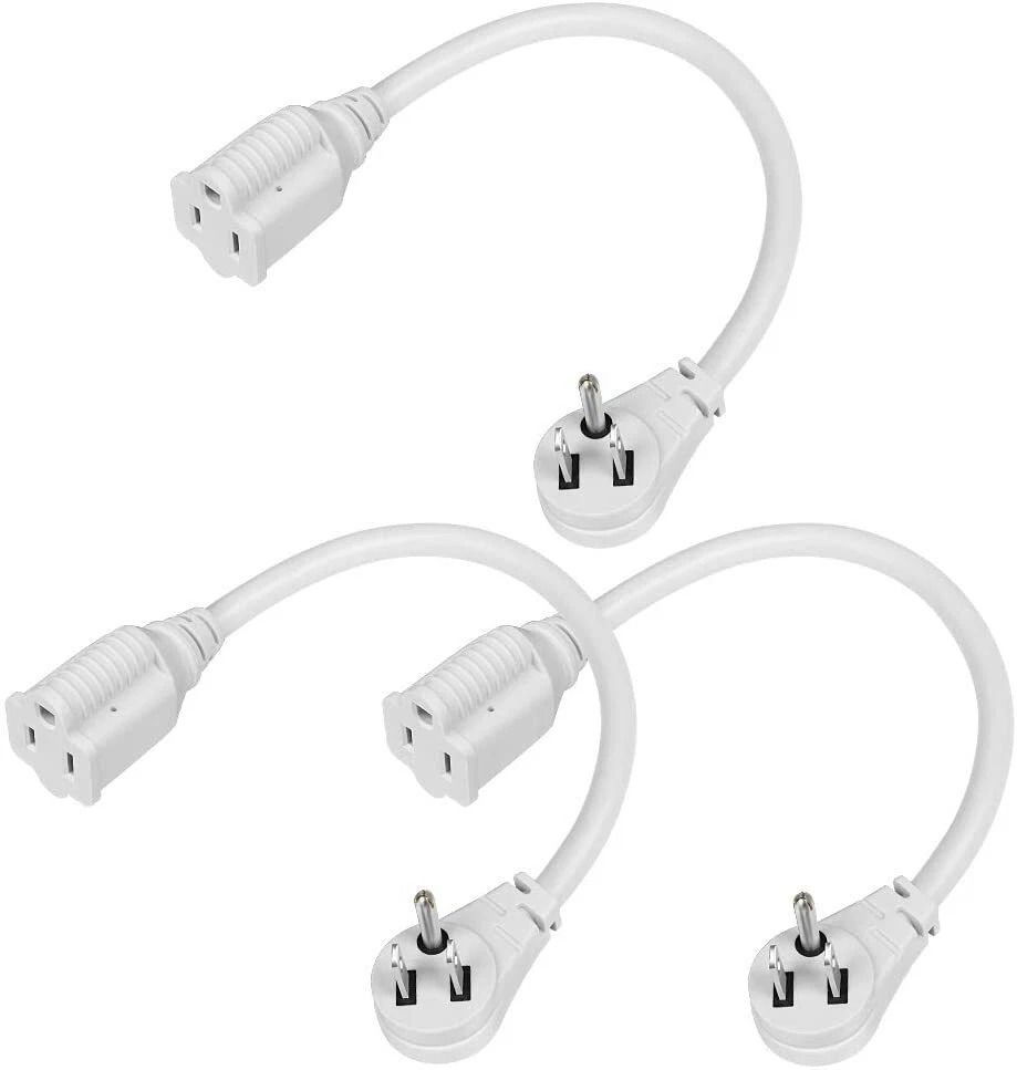 Indoor Flat Plug Extension Cord 14, Heavy-Duty 3-Prong | Inspire Uplift