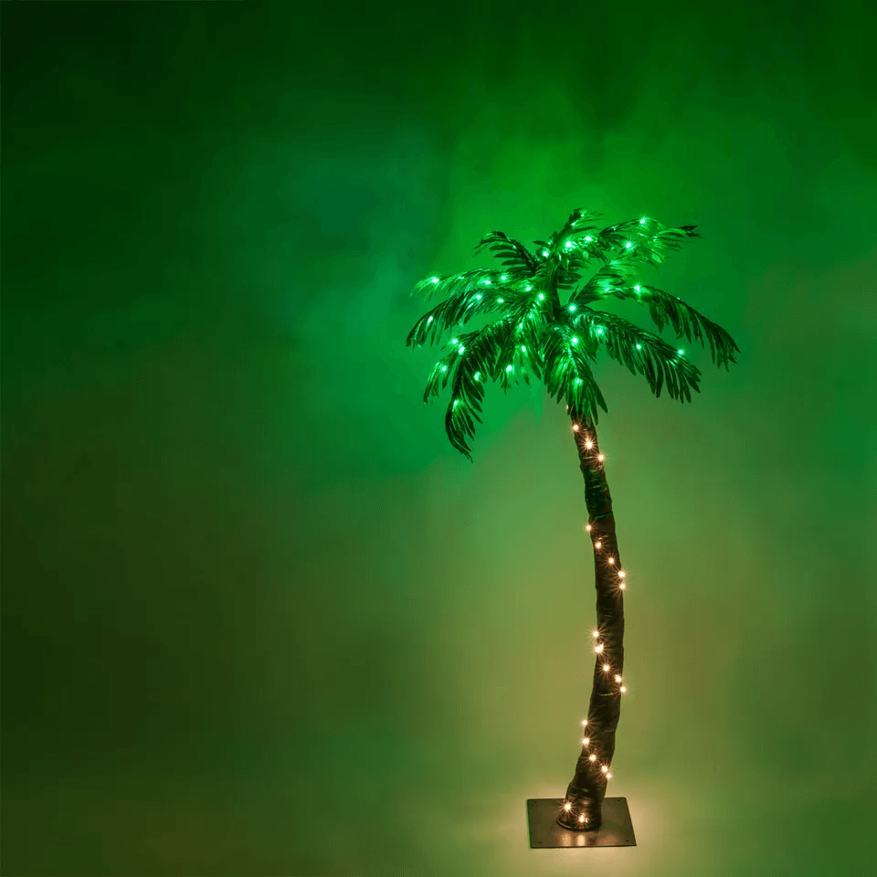 Curved LED Lighted Palm Tree-Remote & Timer | Inspire Uplift