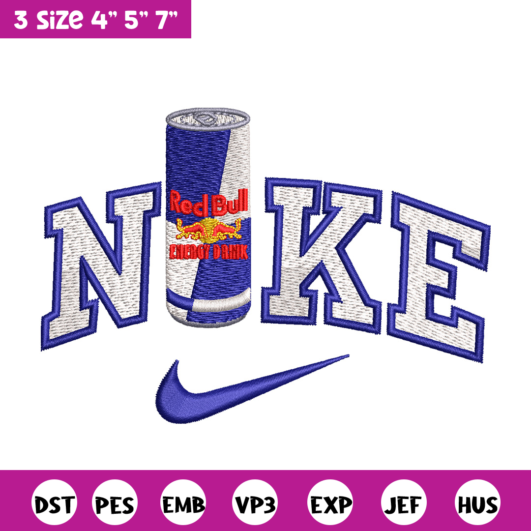 Nike x redbull embroidery design, Redbull embroidery, Nike d | Inspire ...