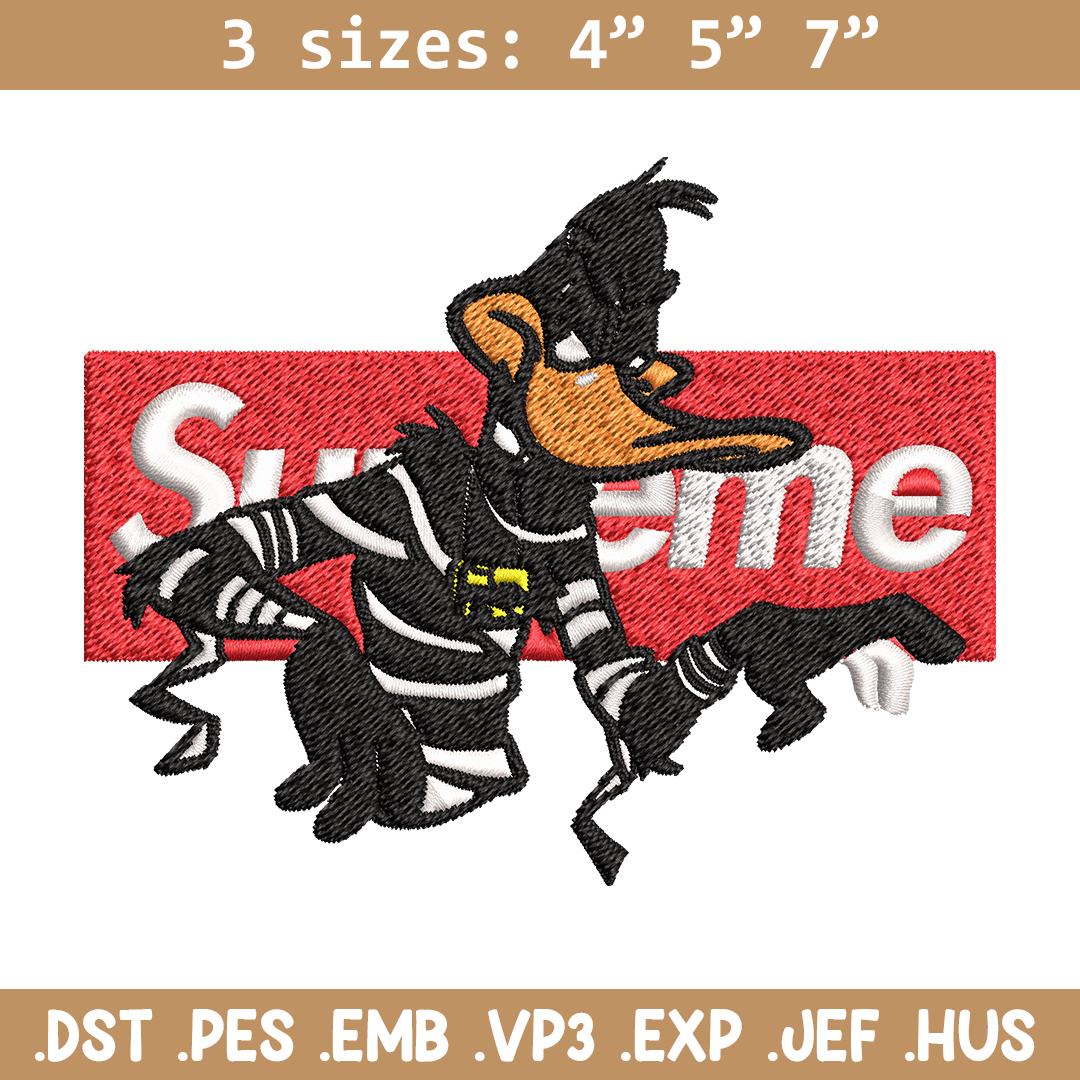 Daffy Duck Supreme Embroidery design, Daffy Duck Embroidery, - Inspire ...