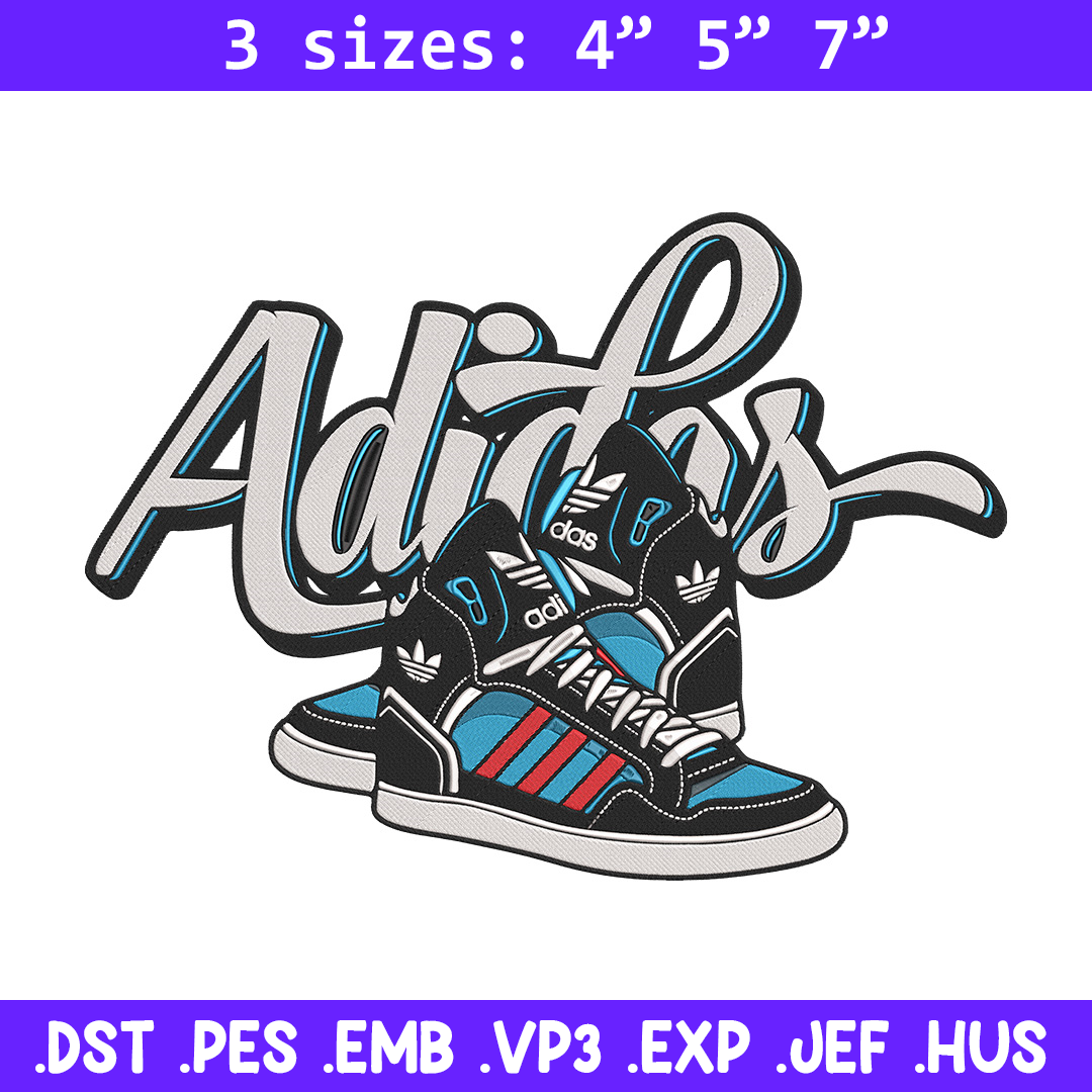 Adidas logo Embroidery Design, Rugrats Embroidery, Embroider | Inspire ...