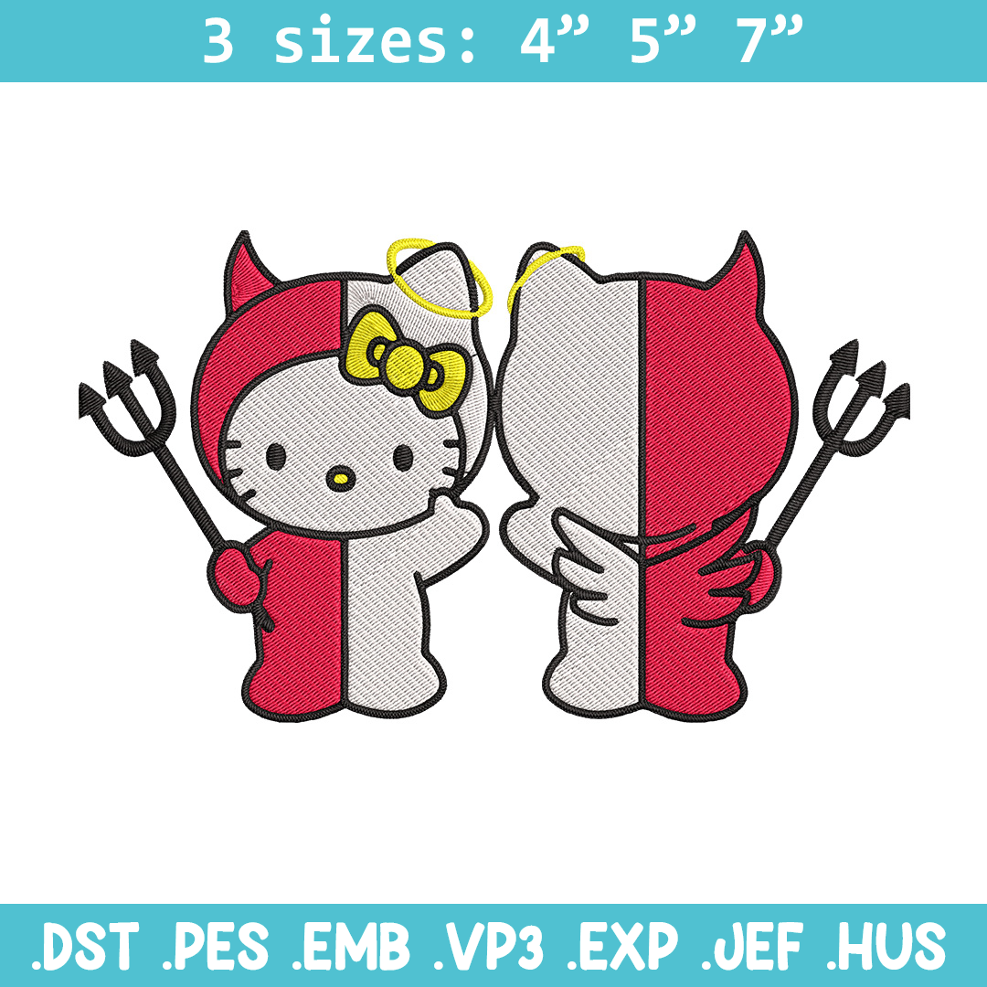 Hello kitty demon Embroidery Design,Hello kitty Embroidery,E - Inspire ...
