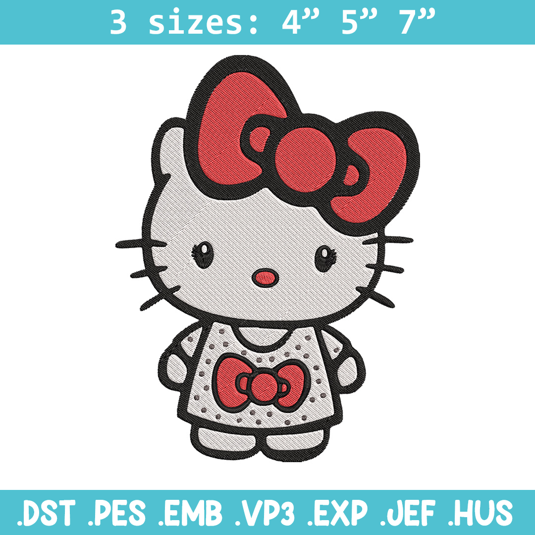 Hello kitty cute Embroidery Design,Hello kitty Embroidery,Em | Inspire ...