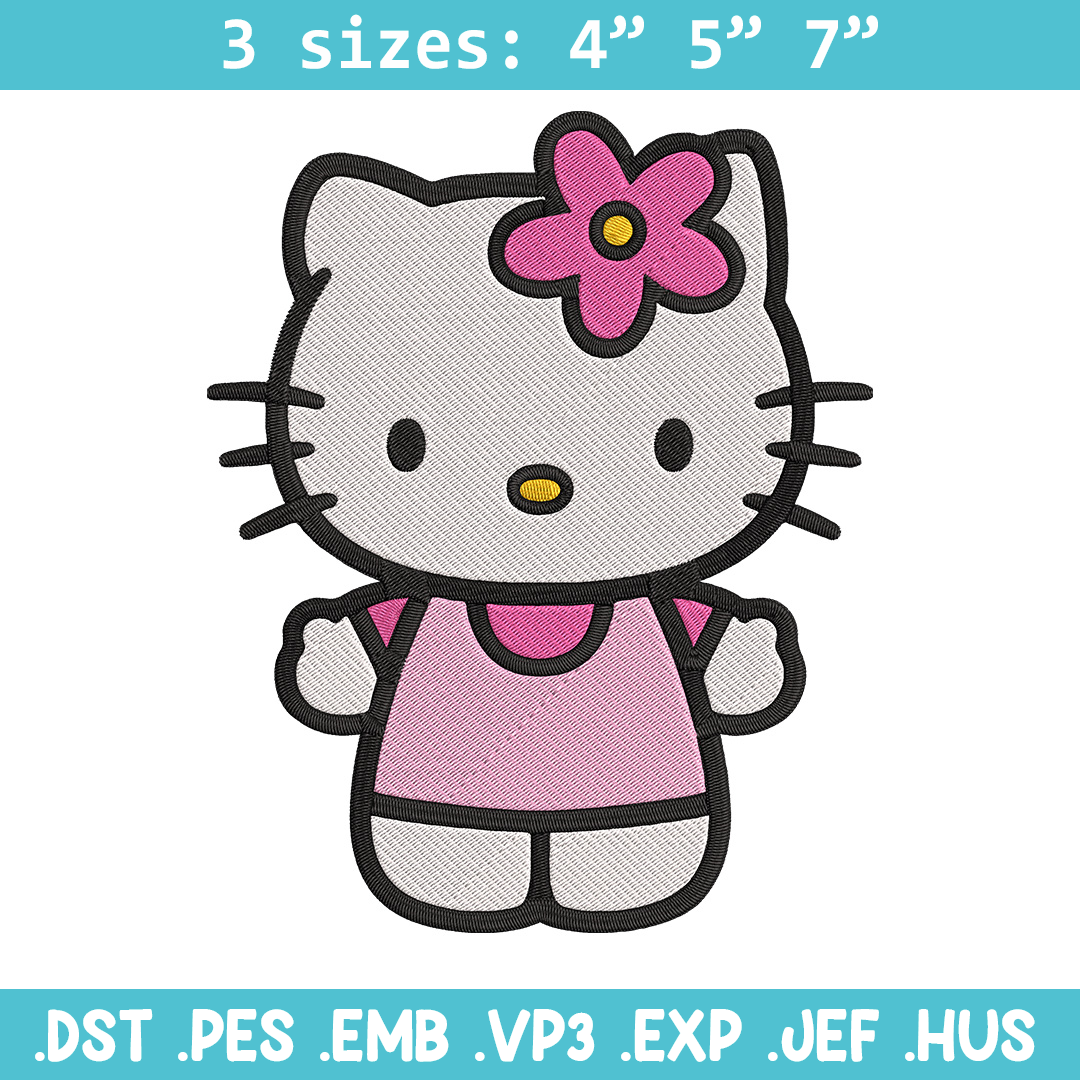 Hello kitty Embroidery Design, Hello kitty Embroidery, Embro | Inspire ...