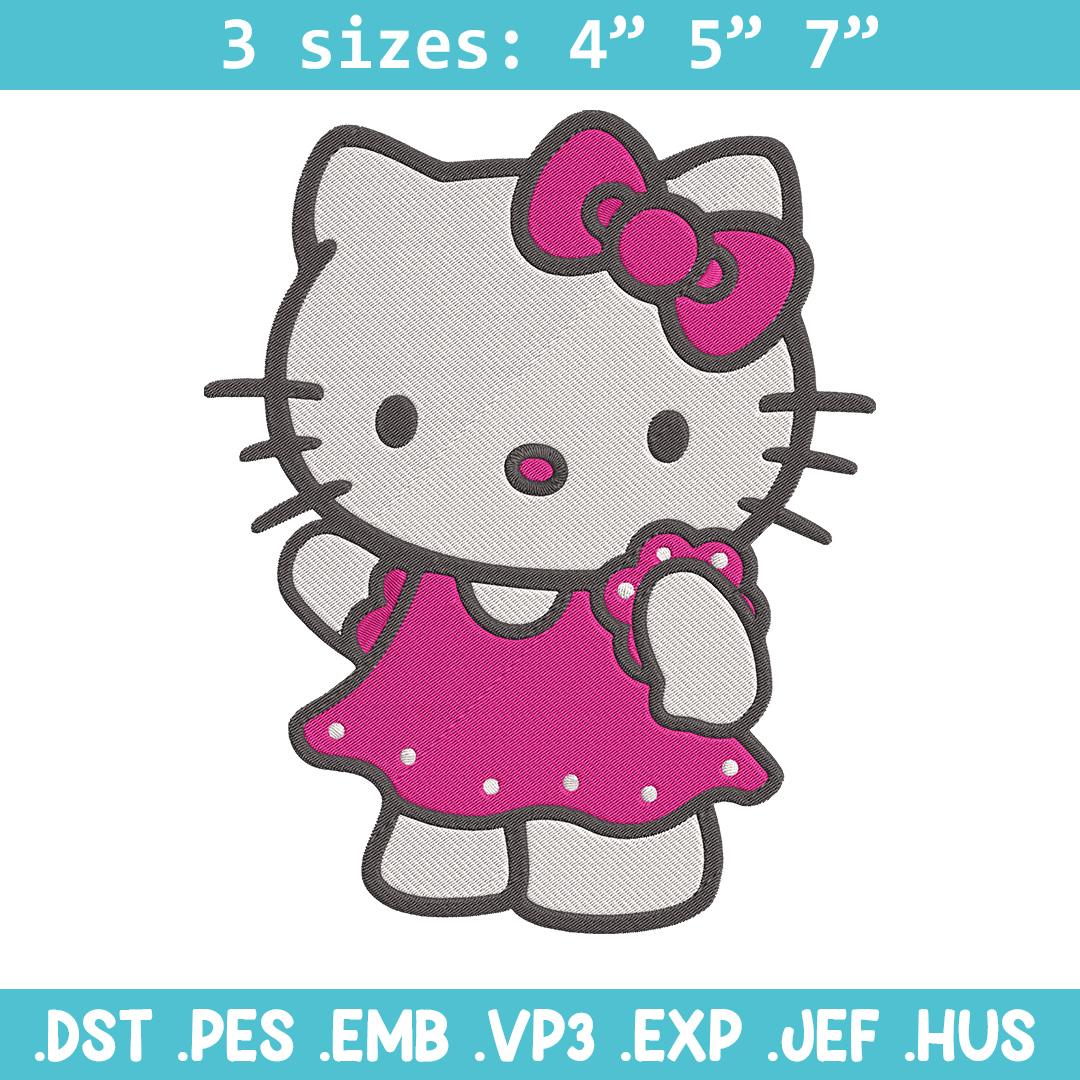 Hello kitty Embroidery Design, Hello kitty Embroidery, Embro | Inspire ...
