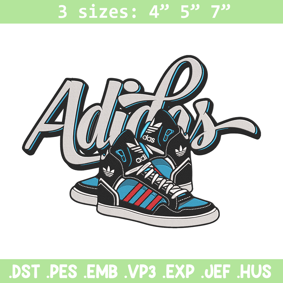 Adidas logo Embroidery Design, Rugrats Embroidery, Embroider | Inspire ...