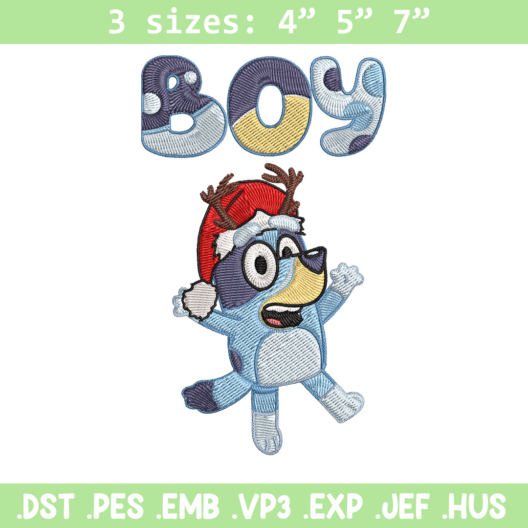 Bluey boy Embroidery Design, Bluey Embroidery, Embroidery Fi | Inspire ...