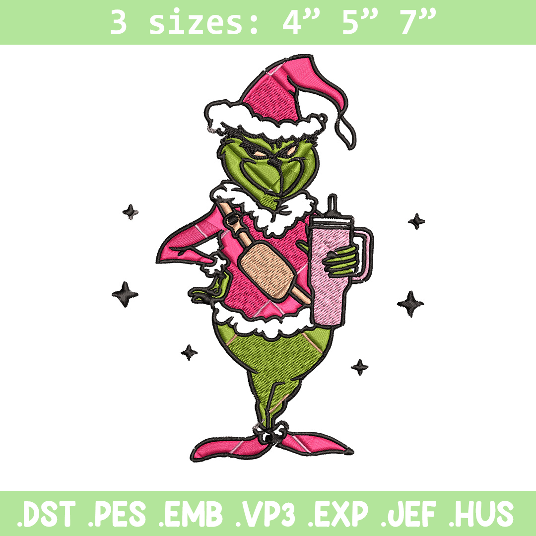 Chrismas grinch Embroidery Design, Grinch Embroidery, Embroi | Inspire ...