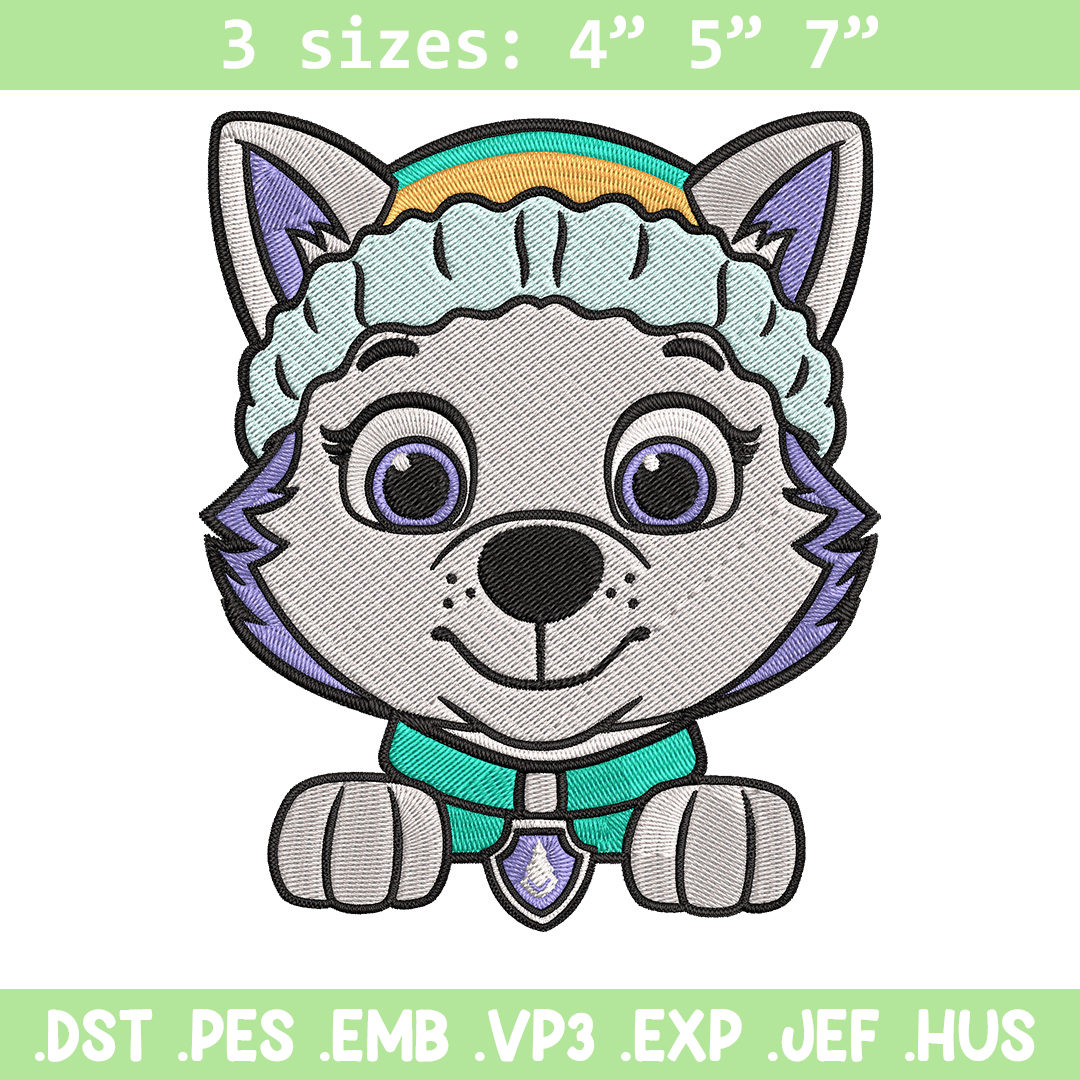 Everest Dog Embroidery Design, Paw Patrol Embroidery, Embroi | Inspire ...