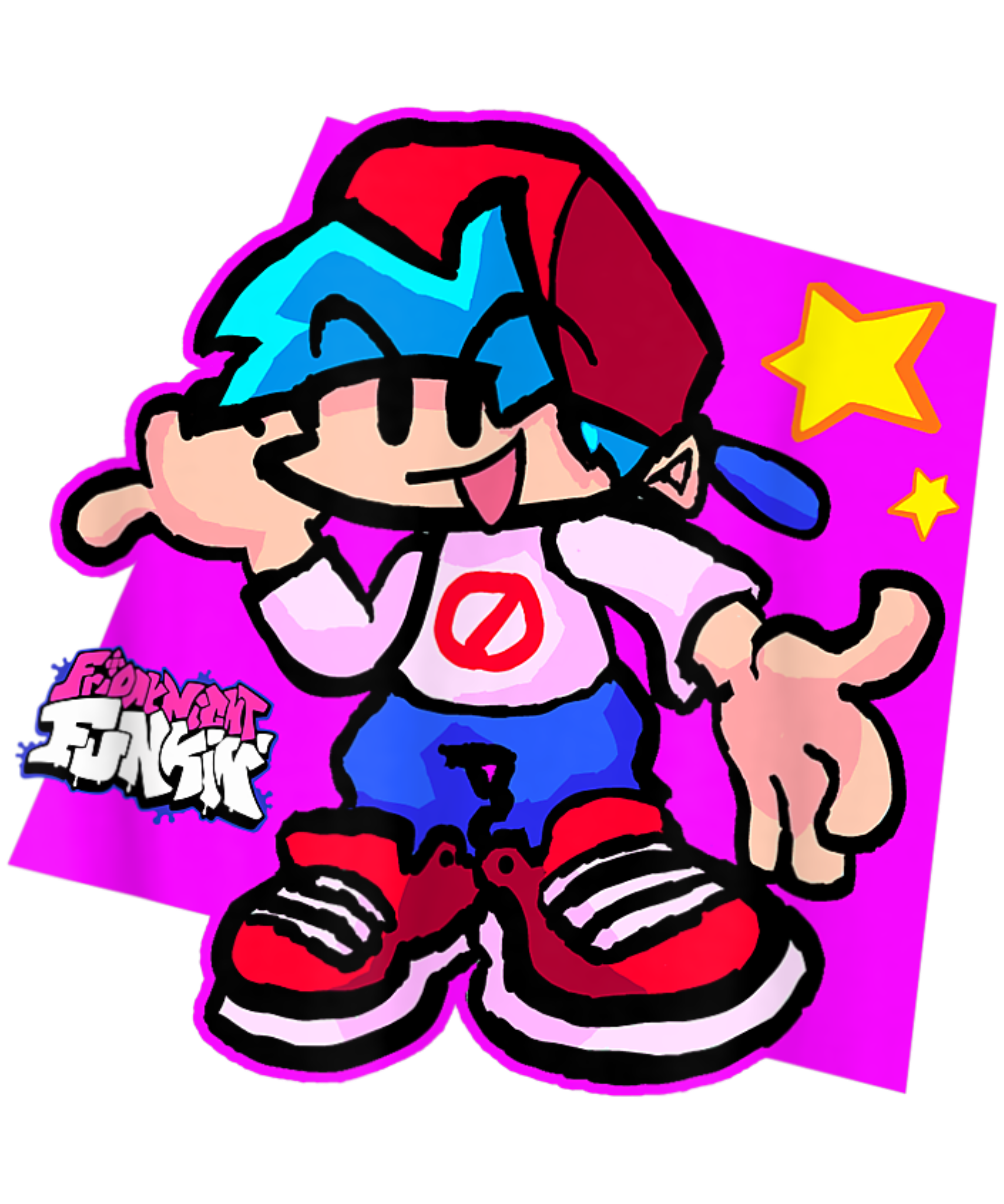 Friday Night Funkin Boyfriend Art PNG | Inspire Uplift