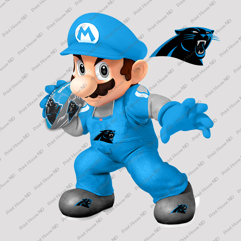 Carolina Panthers Super Mario Svg, Carolina Panthers Png, Su | Inspire ...
