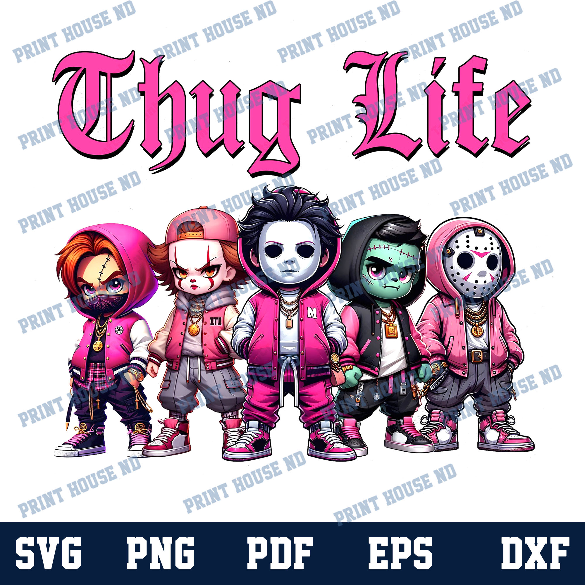2-Thug Life Horror Movie Png, Friends Horror Characters Png, | Inspire ...
