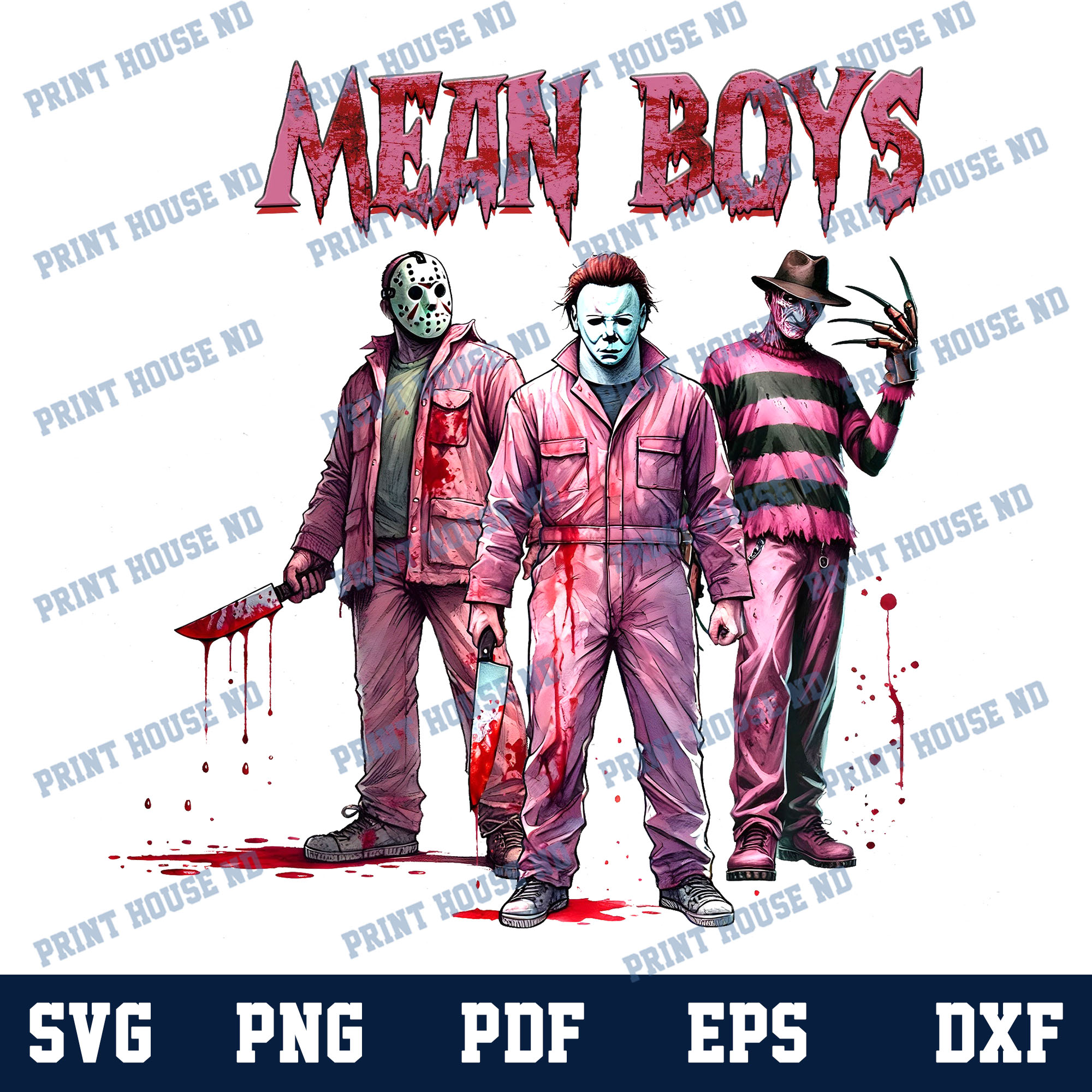 Mean Boys Horror Characters Png, Friends Horror Characters P | Inspire ...