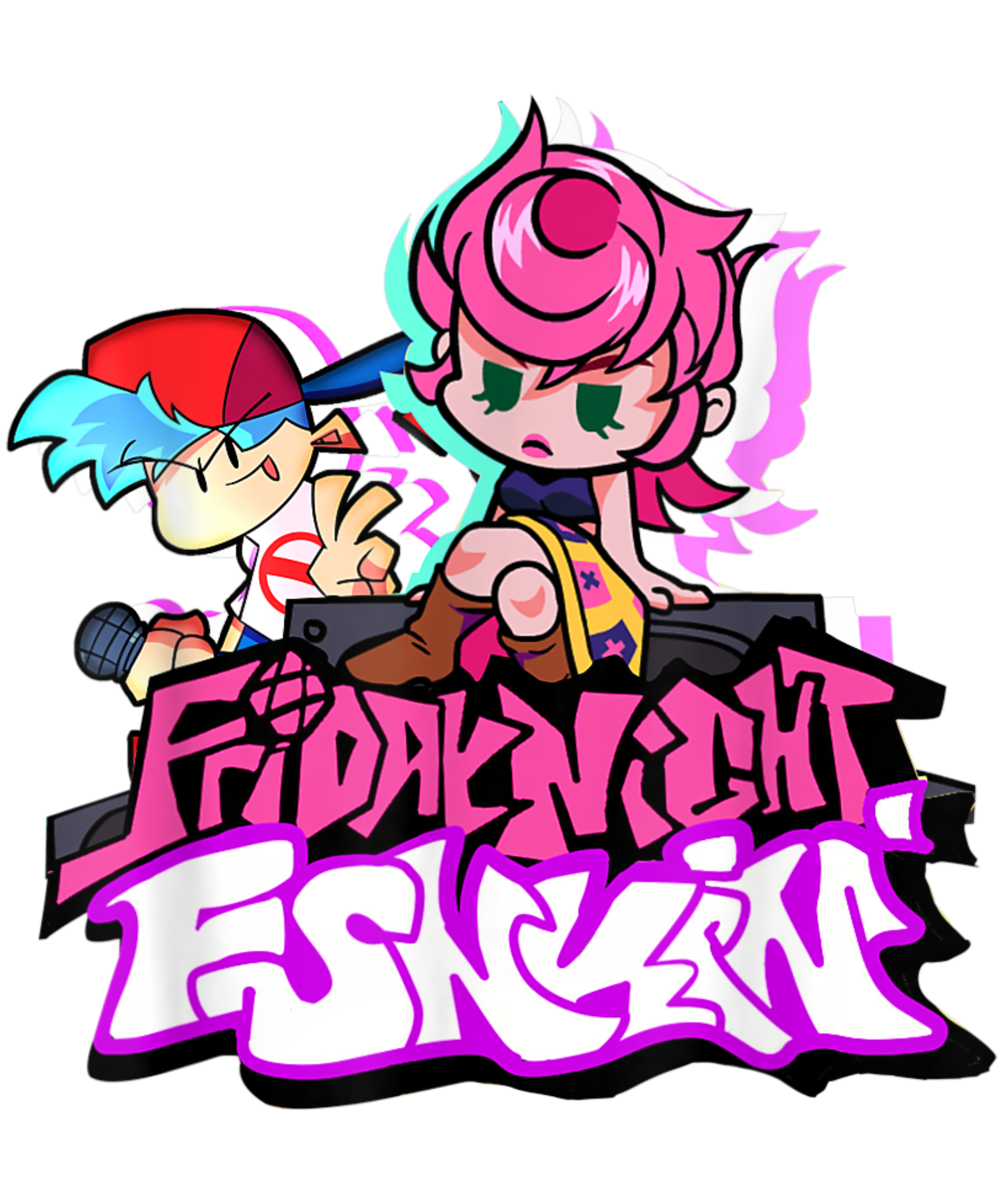 FNF Boyfriend Girlfriend PNG | Inspire Uplift