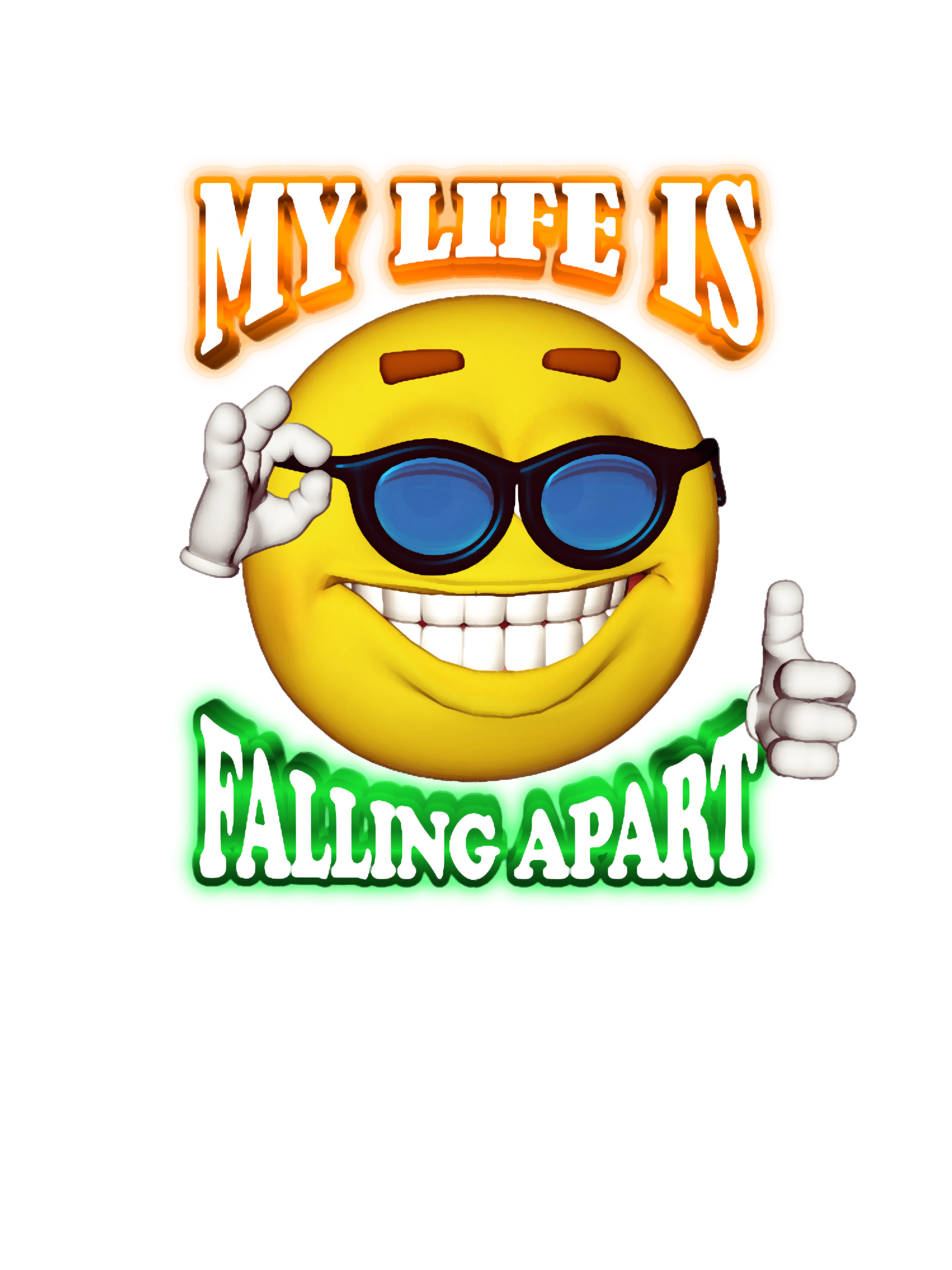 my life is falling apart smiley face | Inspire Uplift