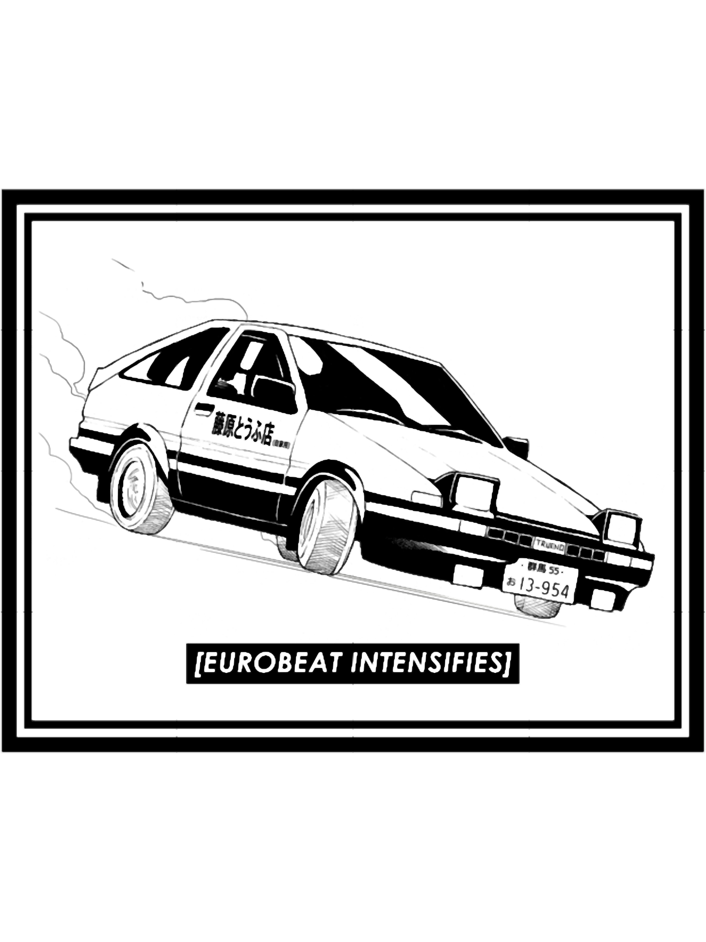 Eurobeat Intensifies AE86 Kansei Dorifto Initial D Car | Inspire Uplift