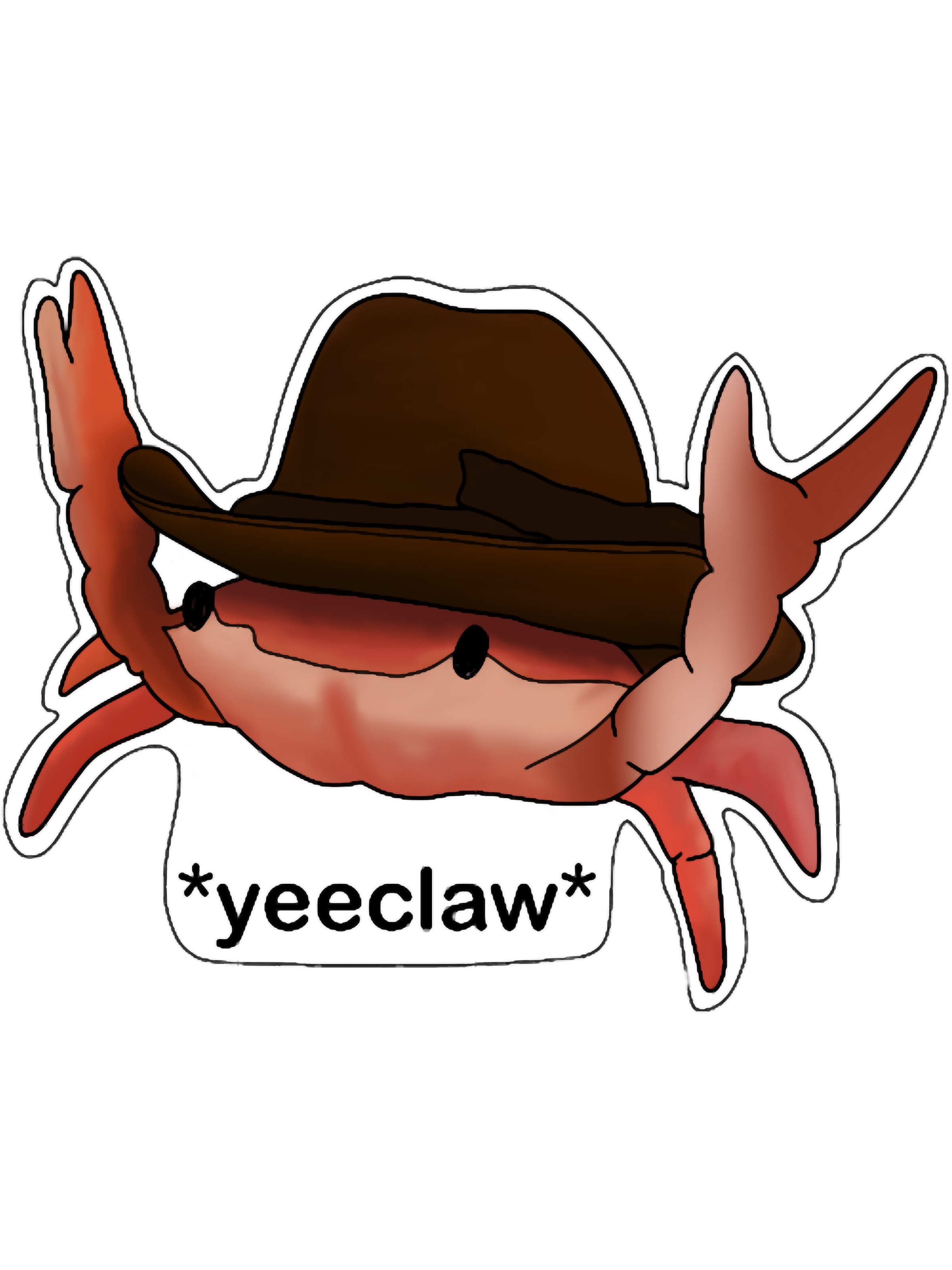 Cute Yee Claw Crab | Inspire Uplift