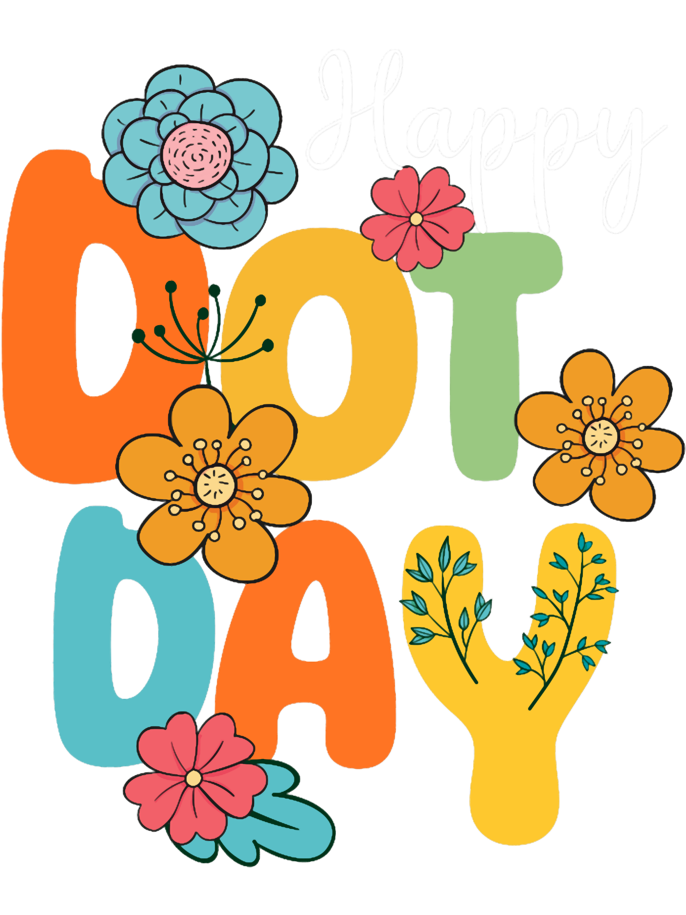 Happy International Dot Day Dot Art Make Your Mark(2) | Inspire Uplift