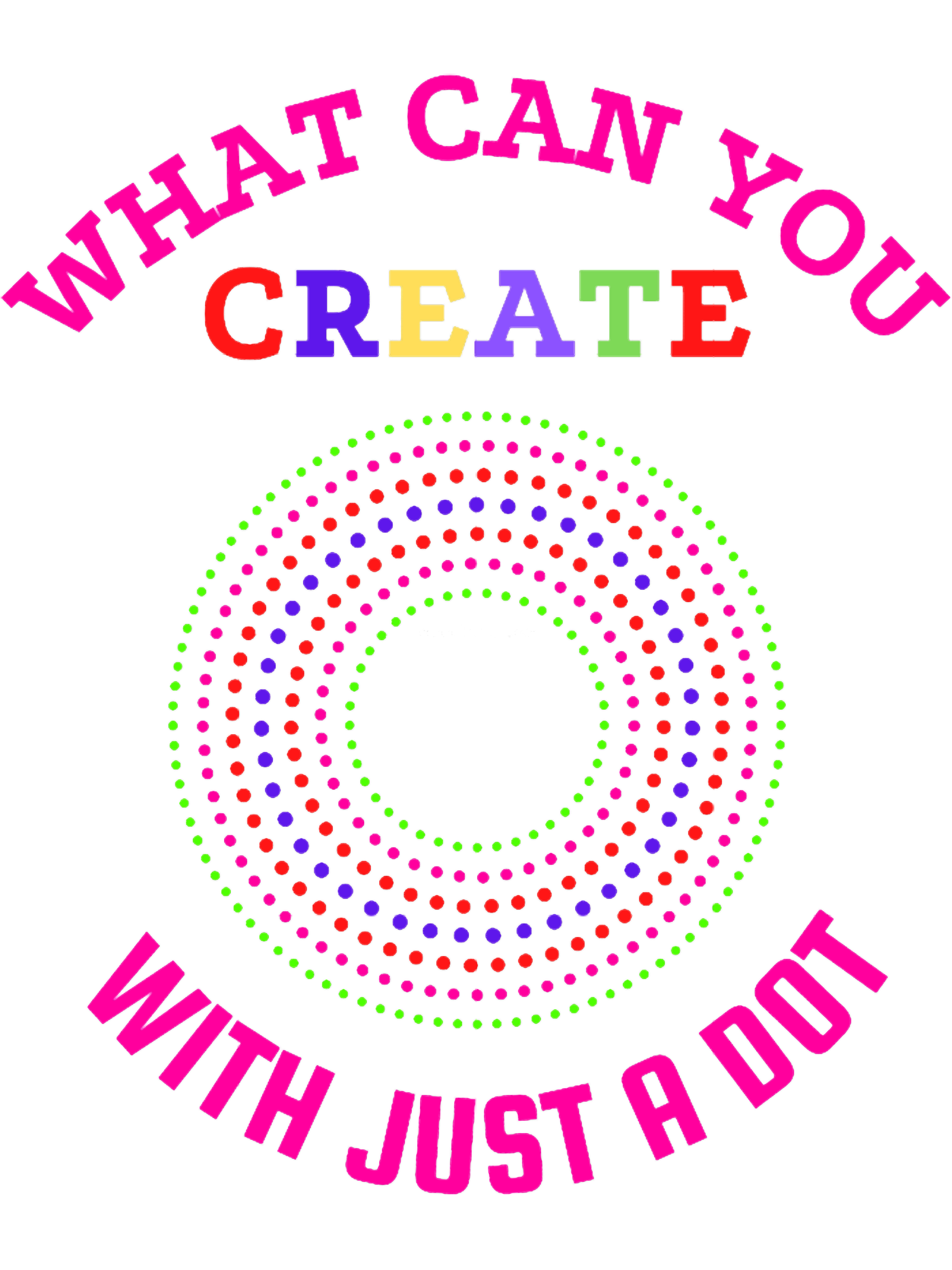 Happy International Dot Day Fitted VNeck | Inspire Uplift