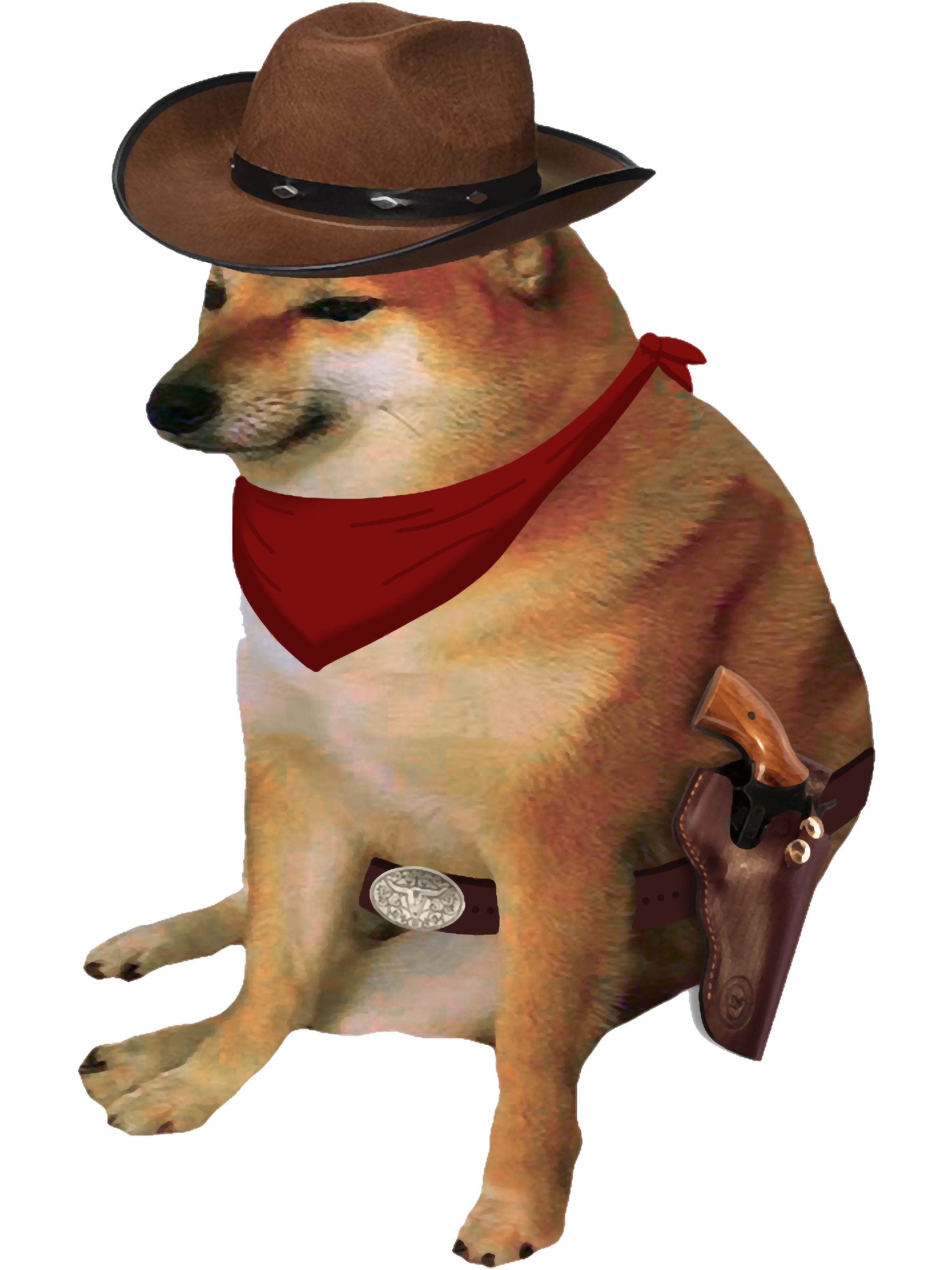 Cheems Doge Cowboy | Inspire Uplift