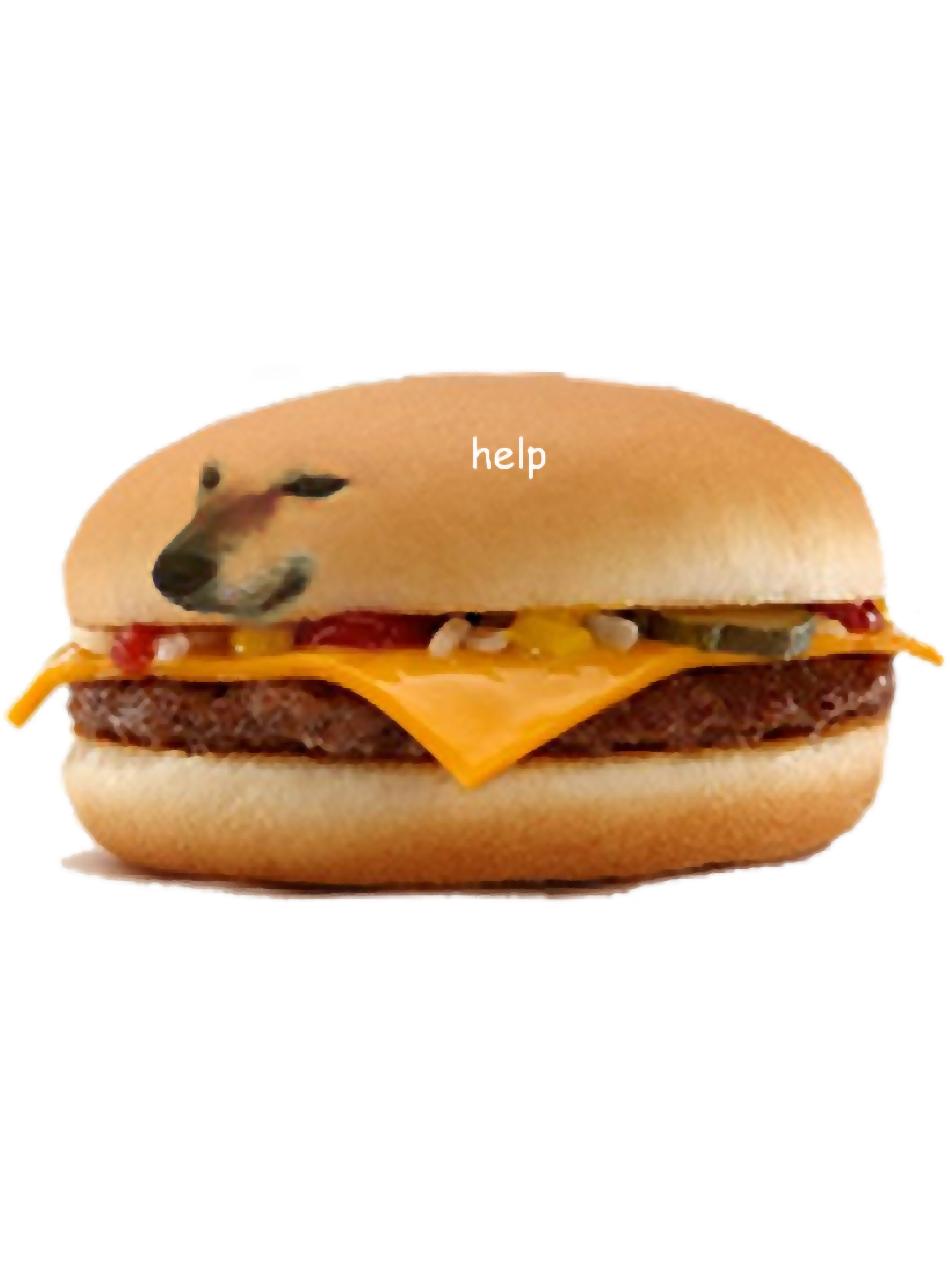 cheems is a burger, what will he do | Inspire Uplift