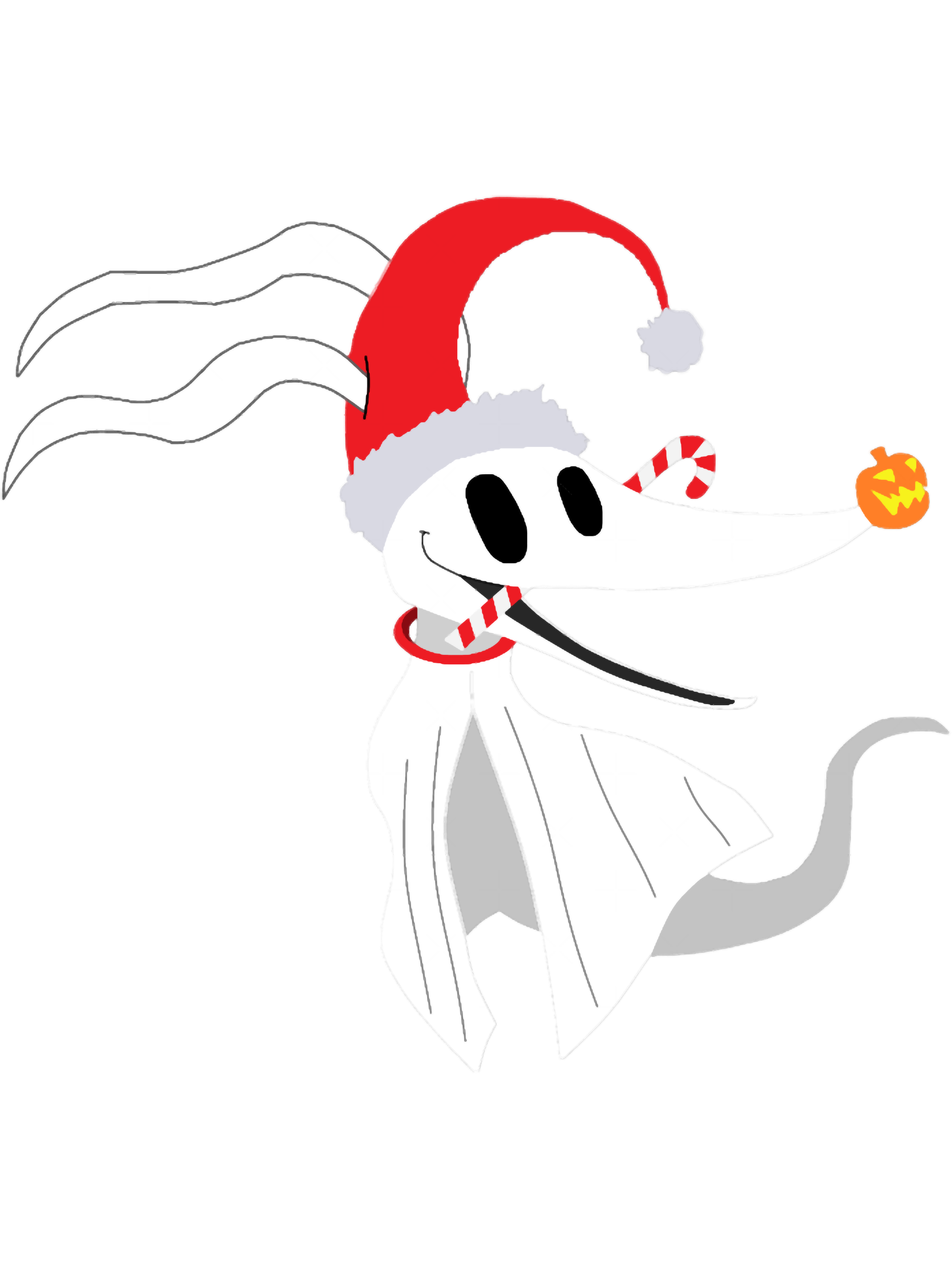 the nightmare before christmas santa hat zero | Inspire Uplift